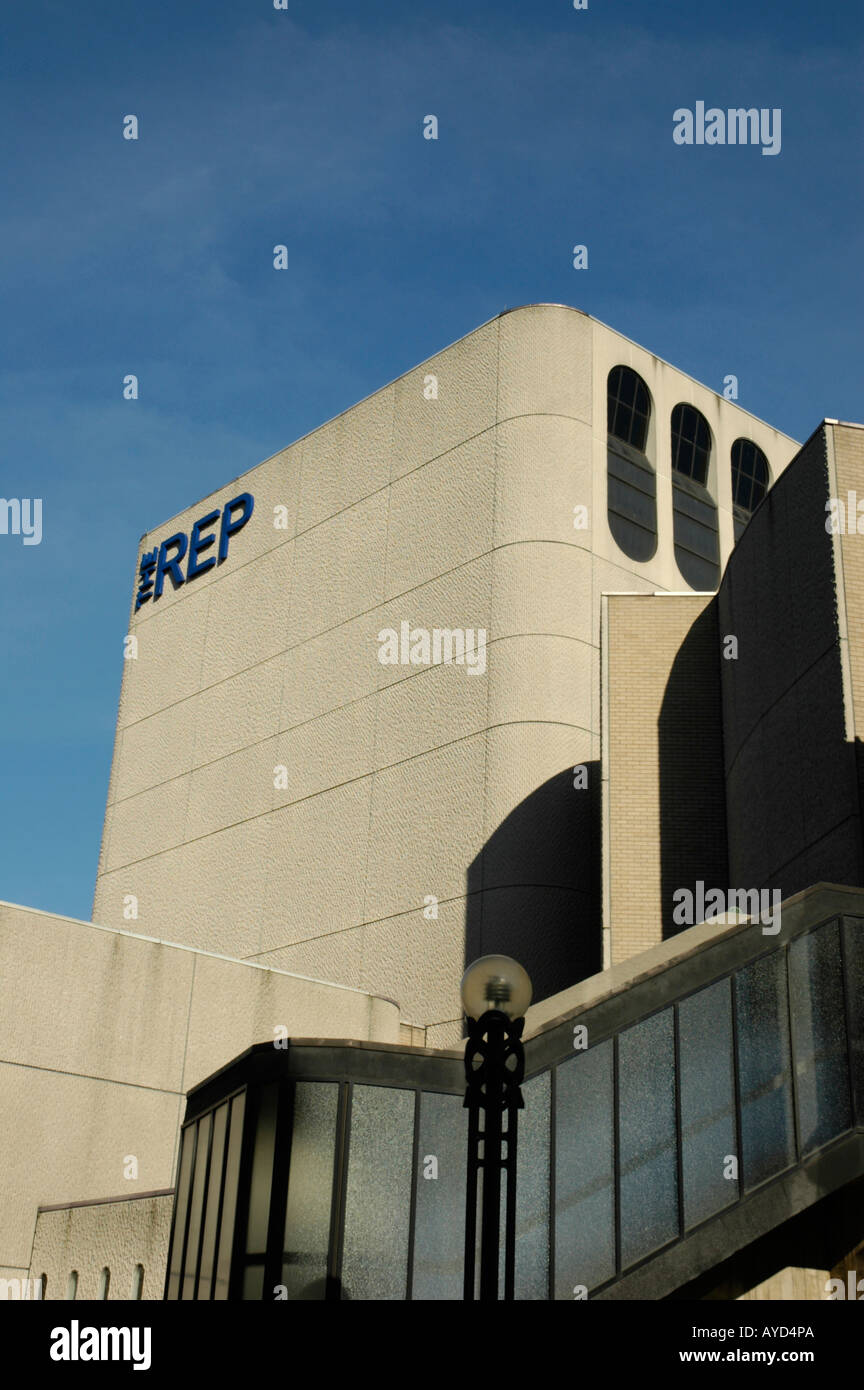The Repertory Theatre or Rep Centenary Square Birmingham England Stock ...