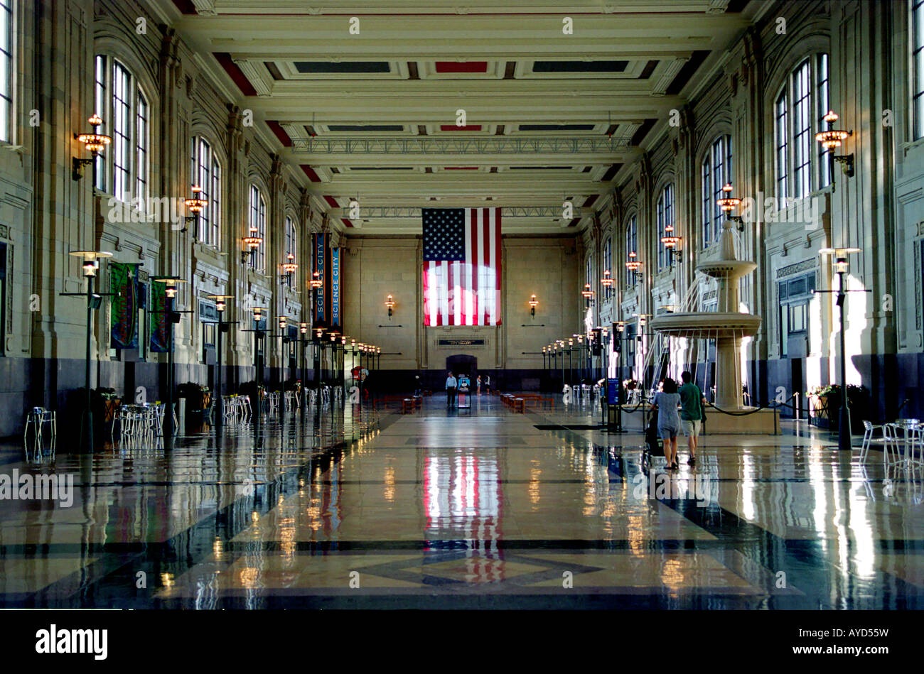 The interior of Union Station in Kansas City Missouri Stock Photo - Alamy