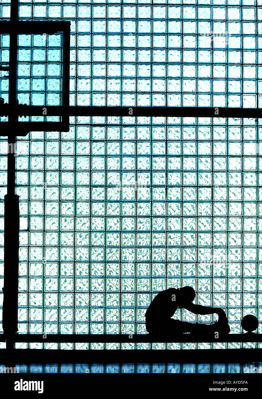 A player stretching before the game hi-res stock photography and images ...