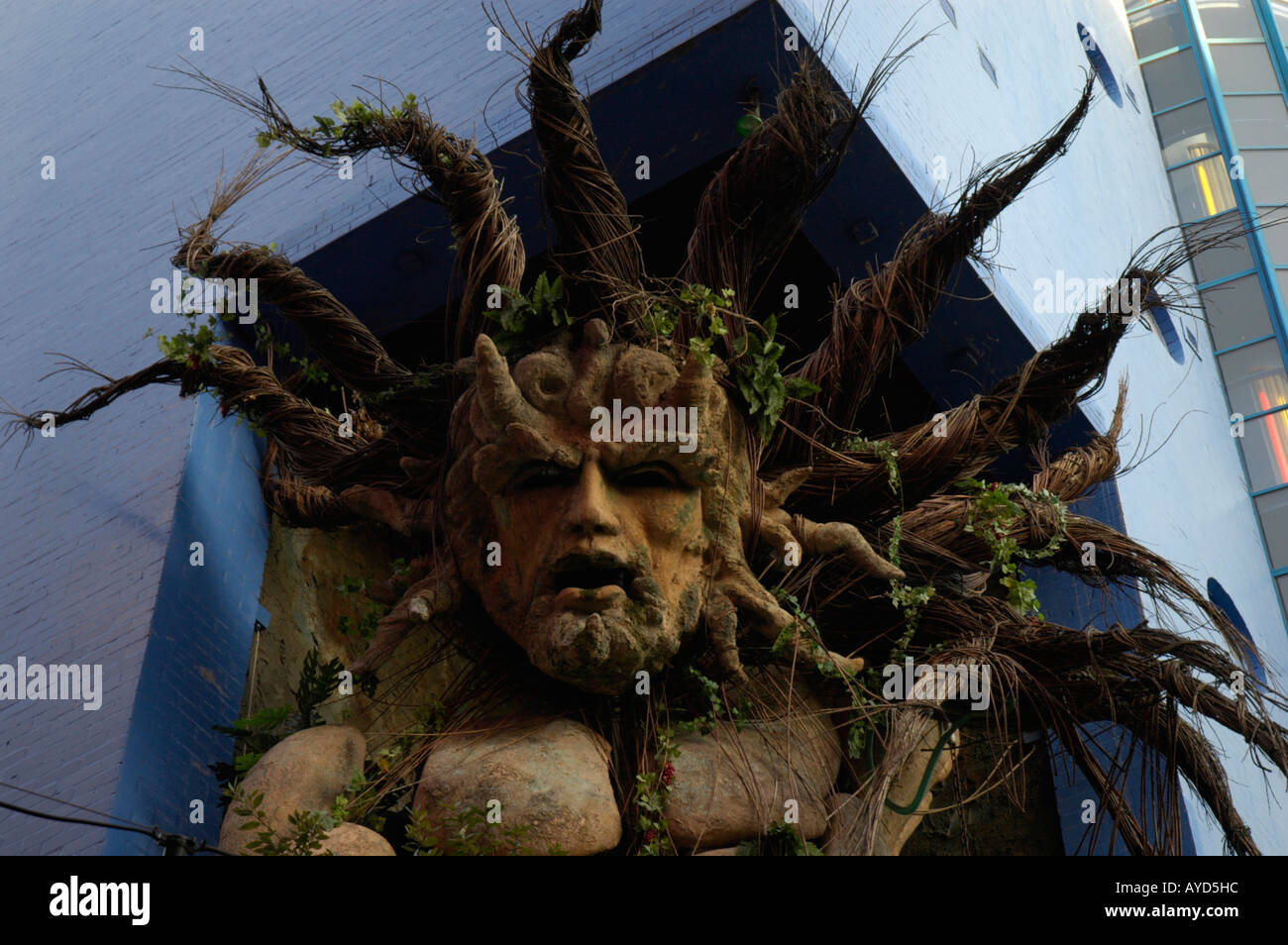 "The Green Man" sculpture by Tony Adams at the Custard Factory ...