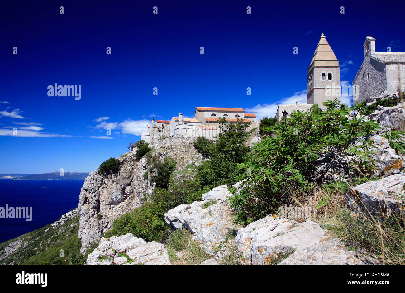 Remote village of Lubenice on Cres island, Croatia Stock Photo - Alamy