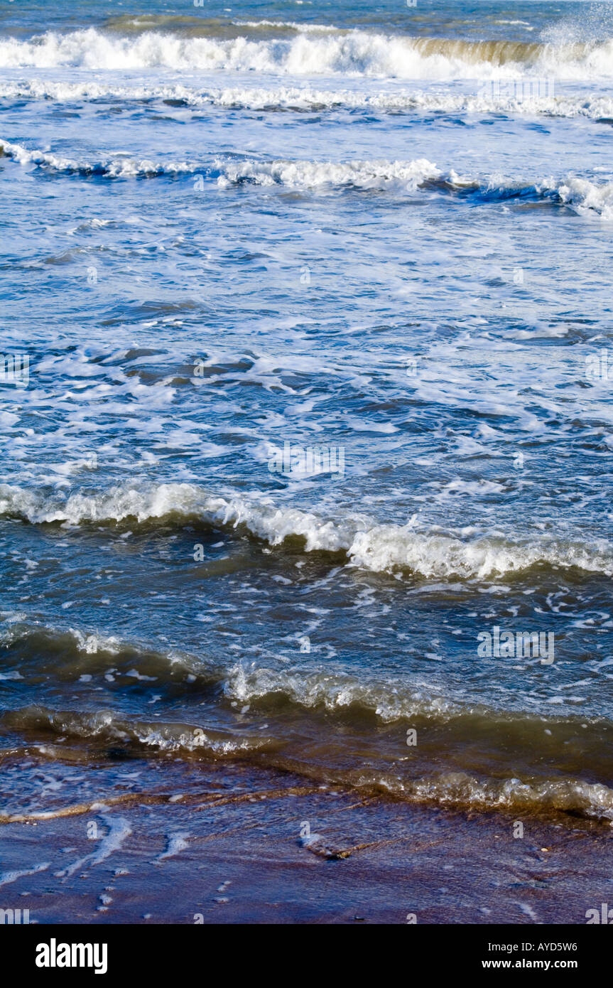 Wide tide at Joss Bay Broadstairs Kent Stock Photo - Alamy