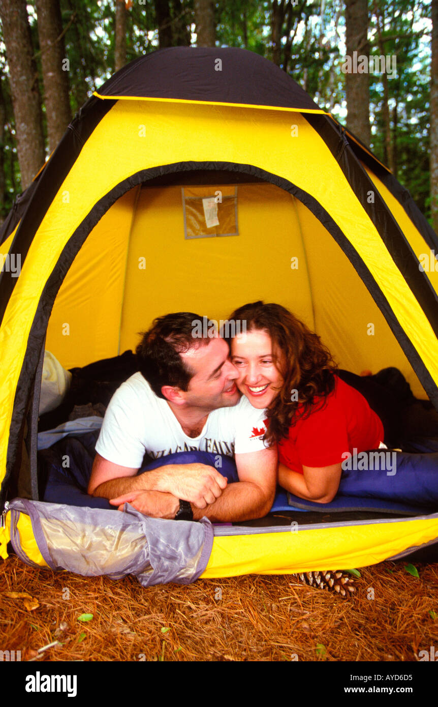 Happy campers hi-res stock photography and images - Alamy
