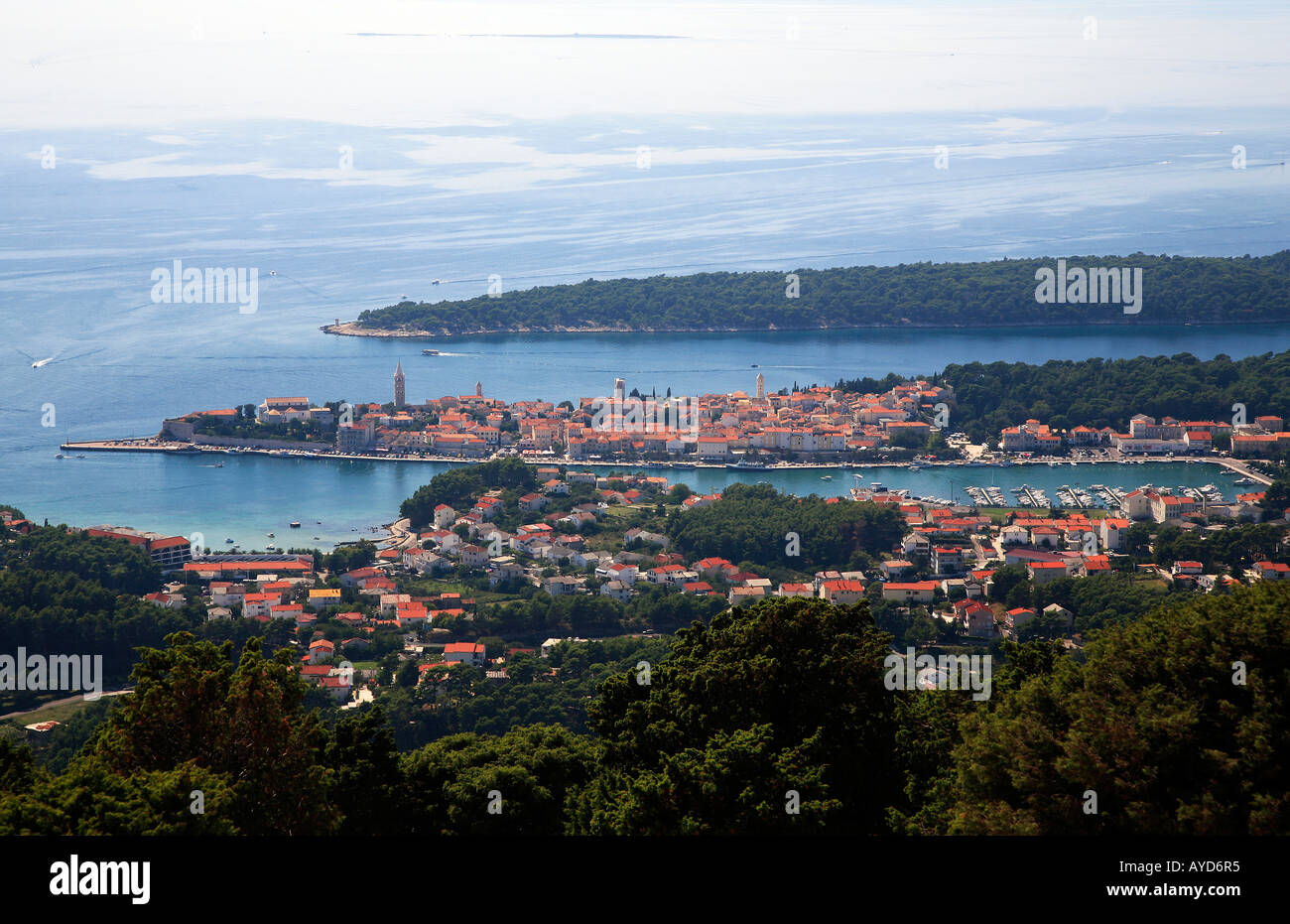 View of Rab Town, Rab island, Croatia Stock Photo - Alamy