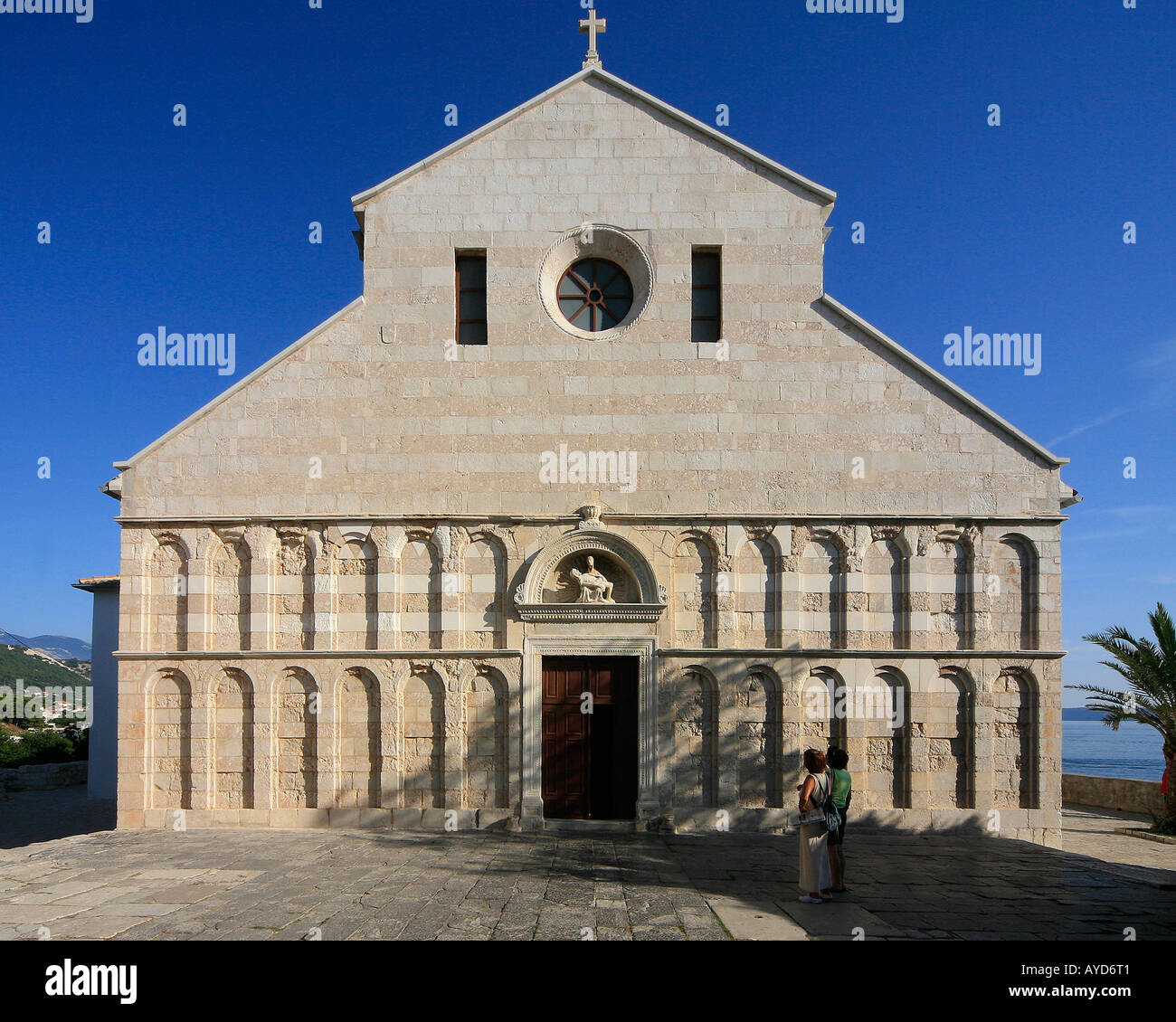 Cathedral in Rab Town, Rab island, Croatia Stock Photo - Alamy