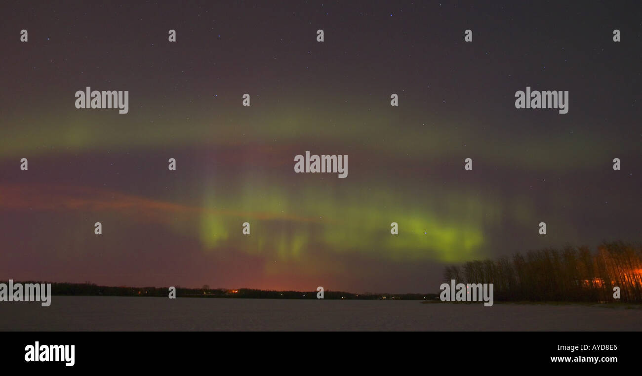 Northern lights, Slave Lake, Alberta, Canada Stock Photo - Alamy