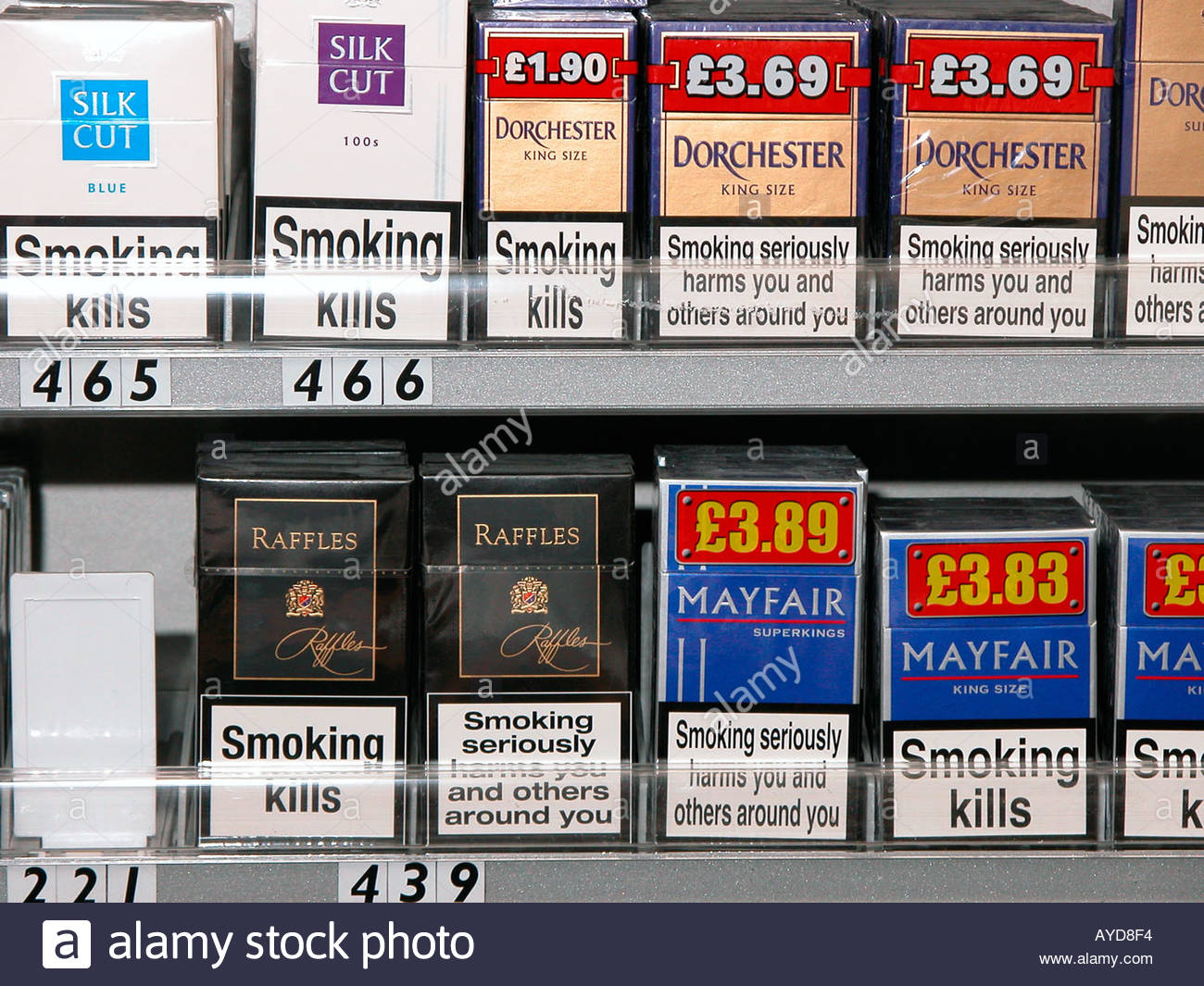Cigarettes Packet Shop Stock Photos & Cigarettes Packet Shop Stock ...