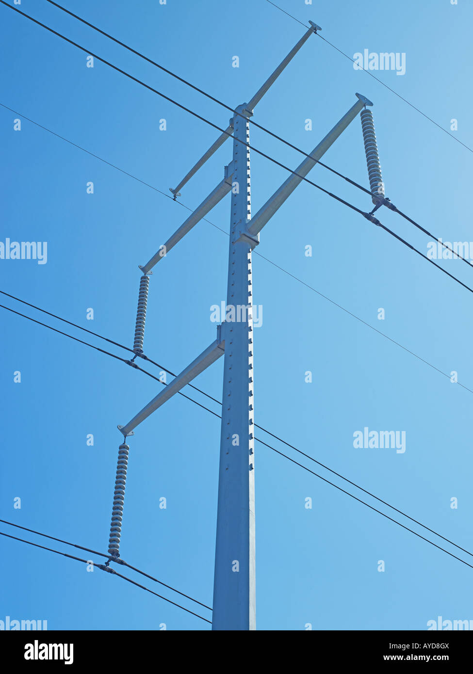 Power lines carrying electricity from Seabrook Nuclear power plant in ...