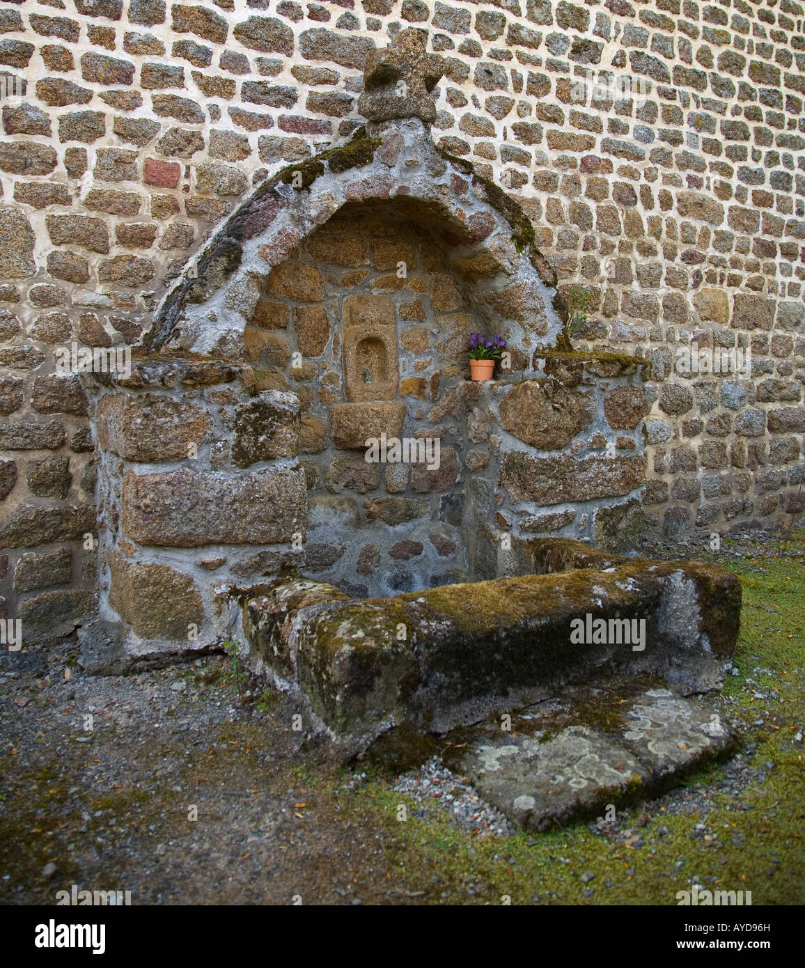 Shrine to Dom Gurein at the Chapel of Dom Guerin Pontmain France Stock ...