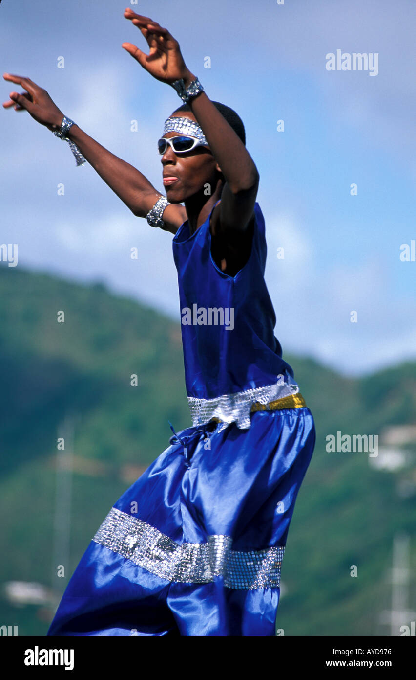 British Virgin Islands Emancipation Festival Mocko Jumbi Dancers Stock ...