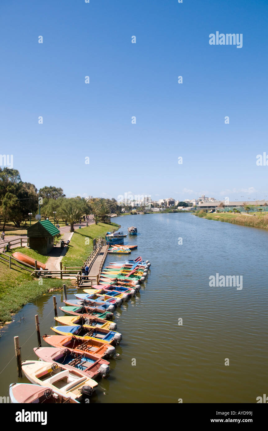 Israel Tel Aviv The Yarkon River Stock Photo - Alamy