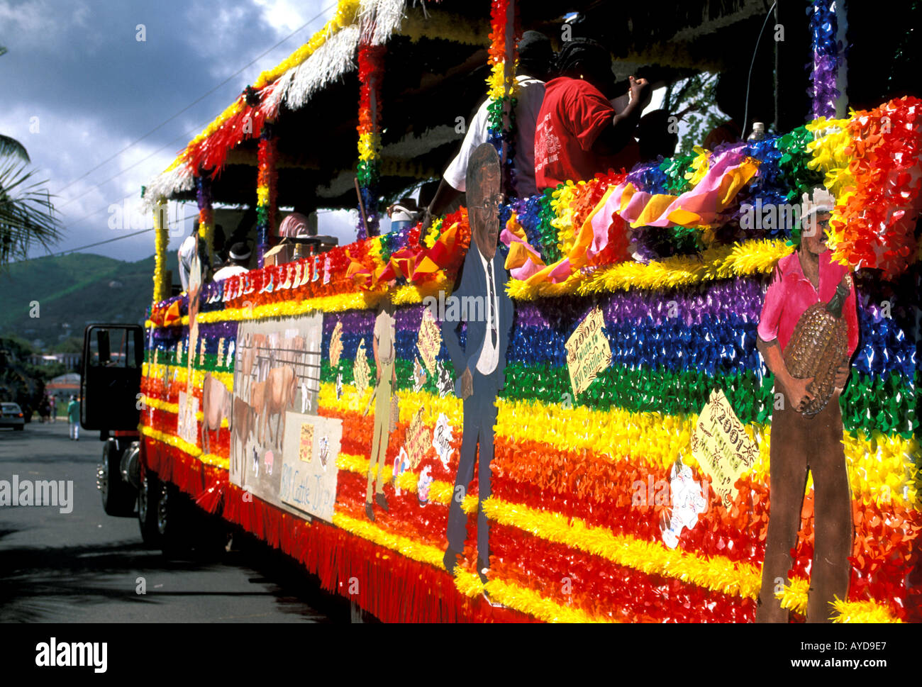 British Virgin Islands Emancipation Festival Bus Made Into Parade Float ...