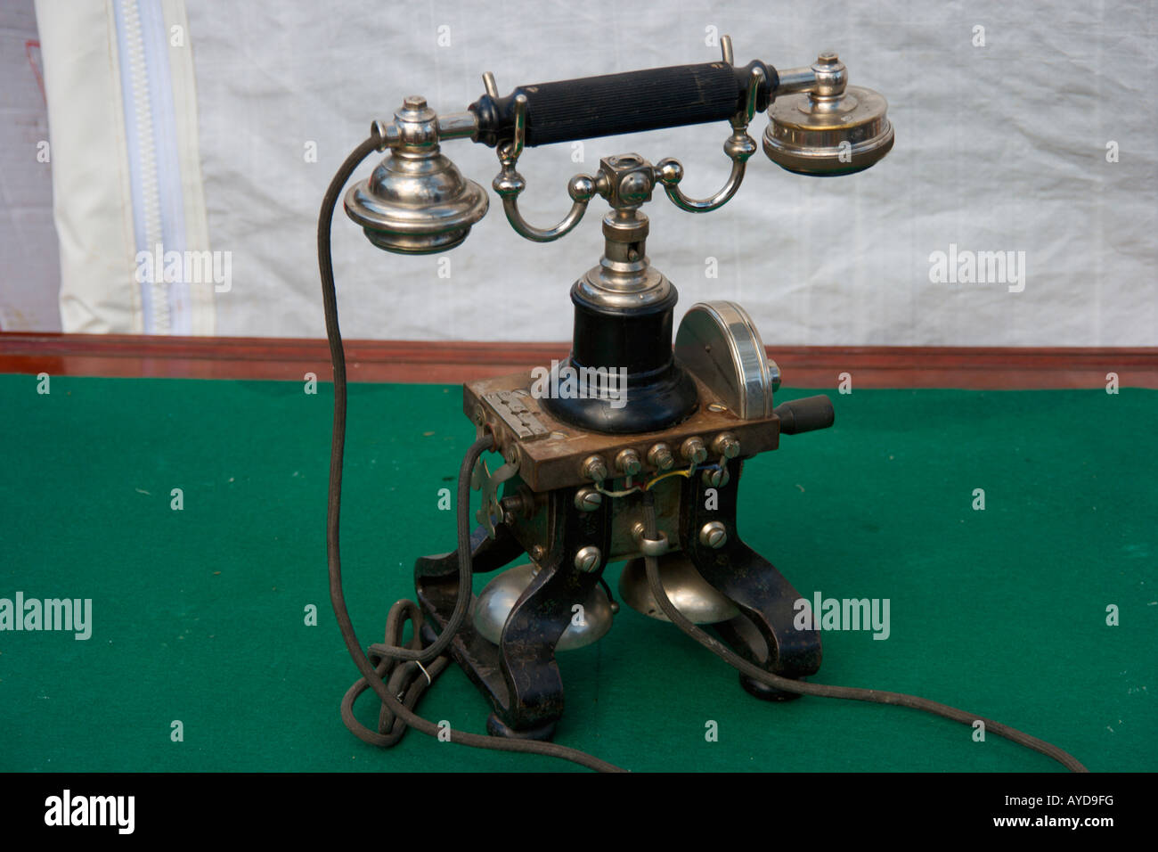 Old antique telephone Stock Photo - Alamy