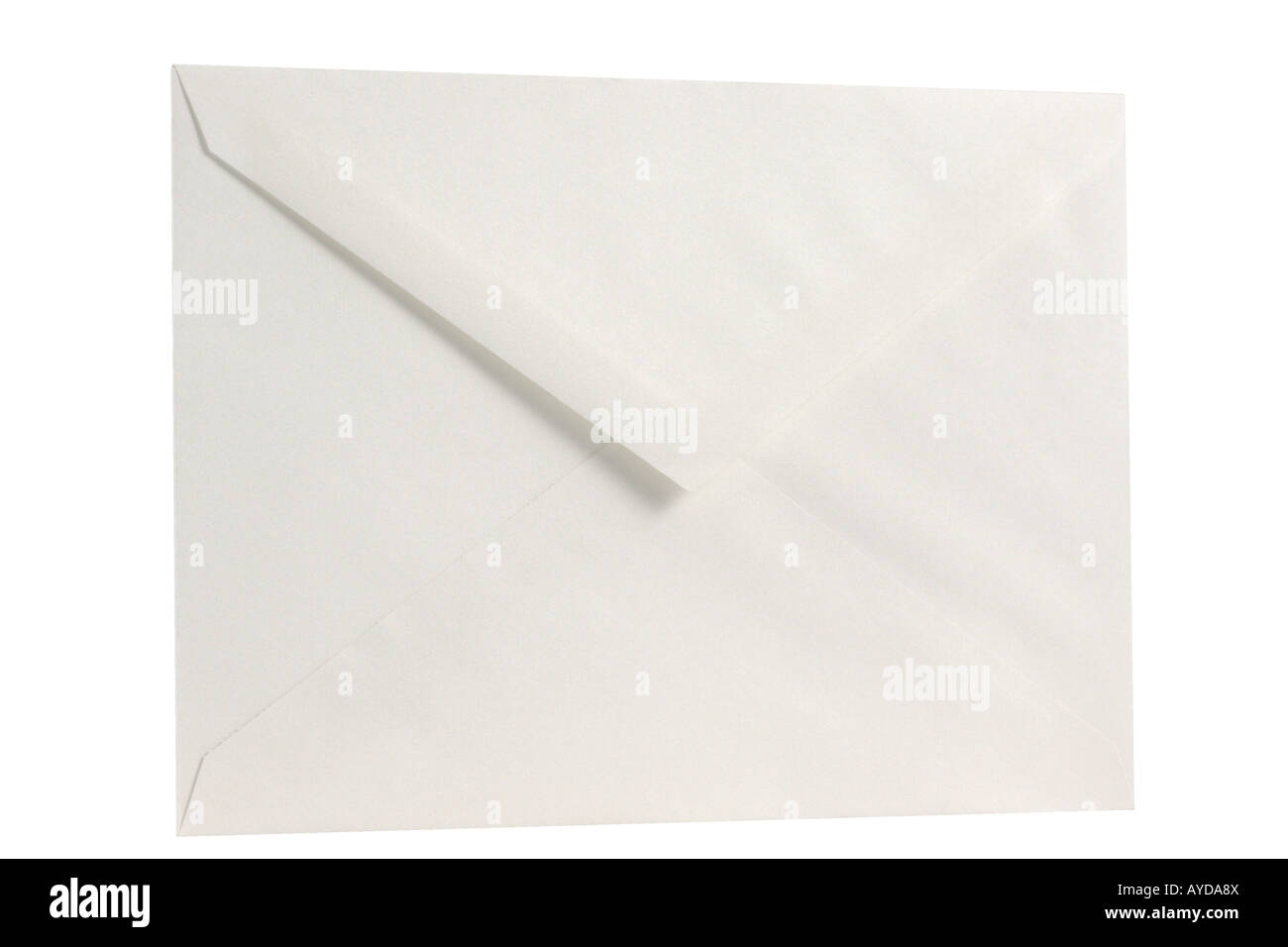 White postal envelope blank Cut Out Stock Images & Pictures - Alamy