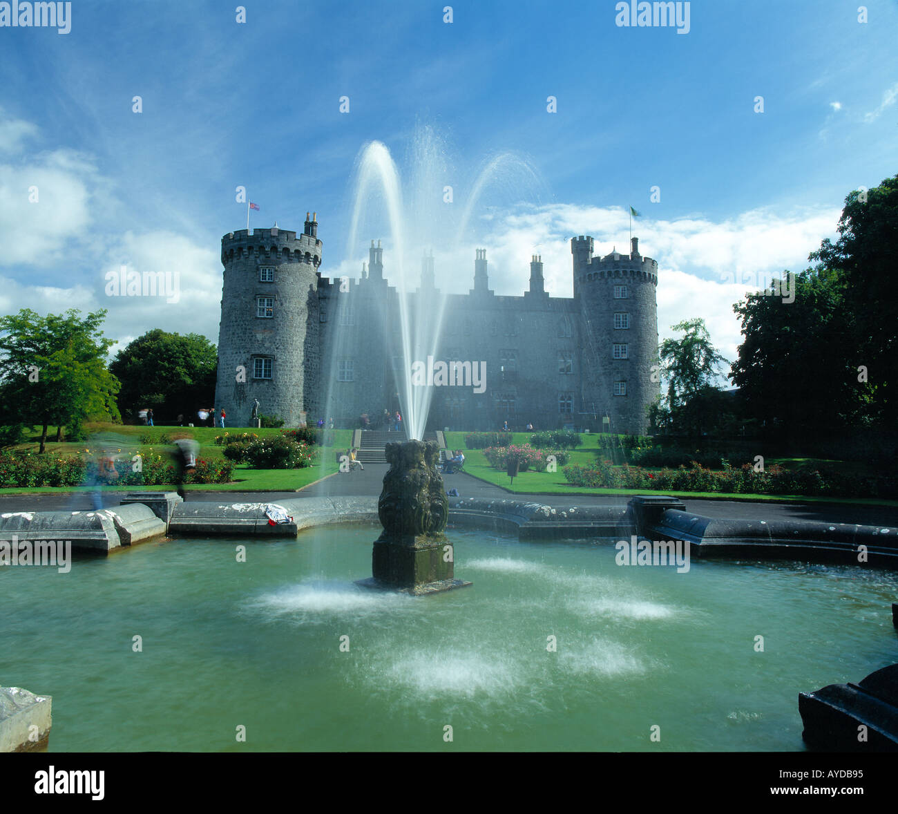 irish stately home with spectacular formal gardens, kilkenny castle ...