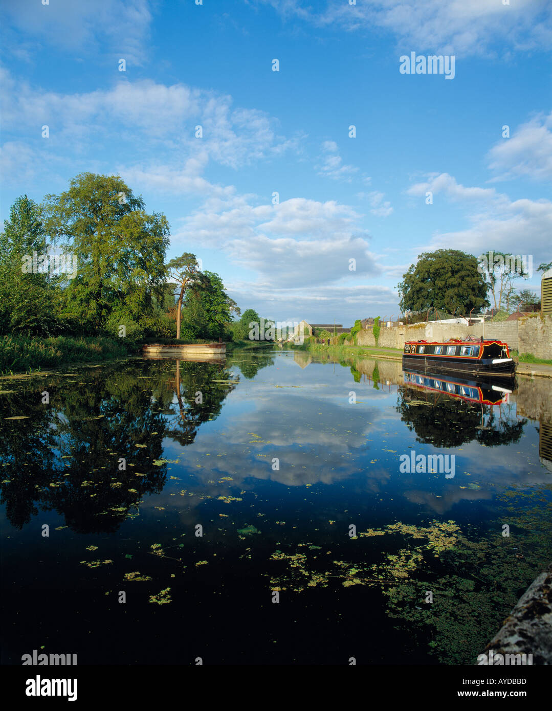 irish inland navigable canal Stock Photo - Alamy