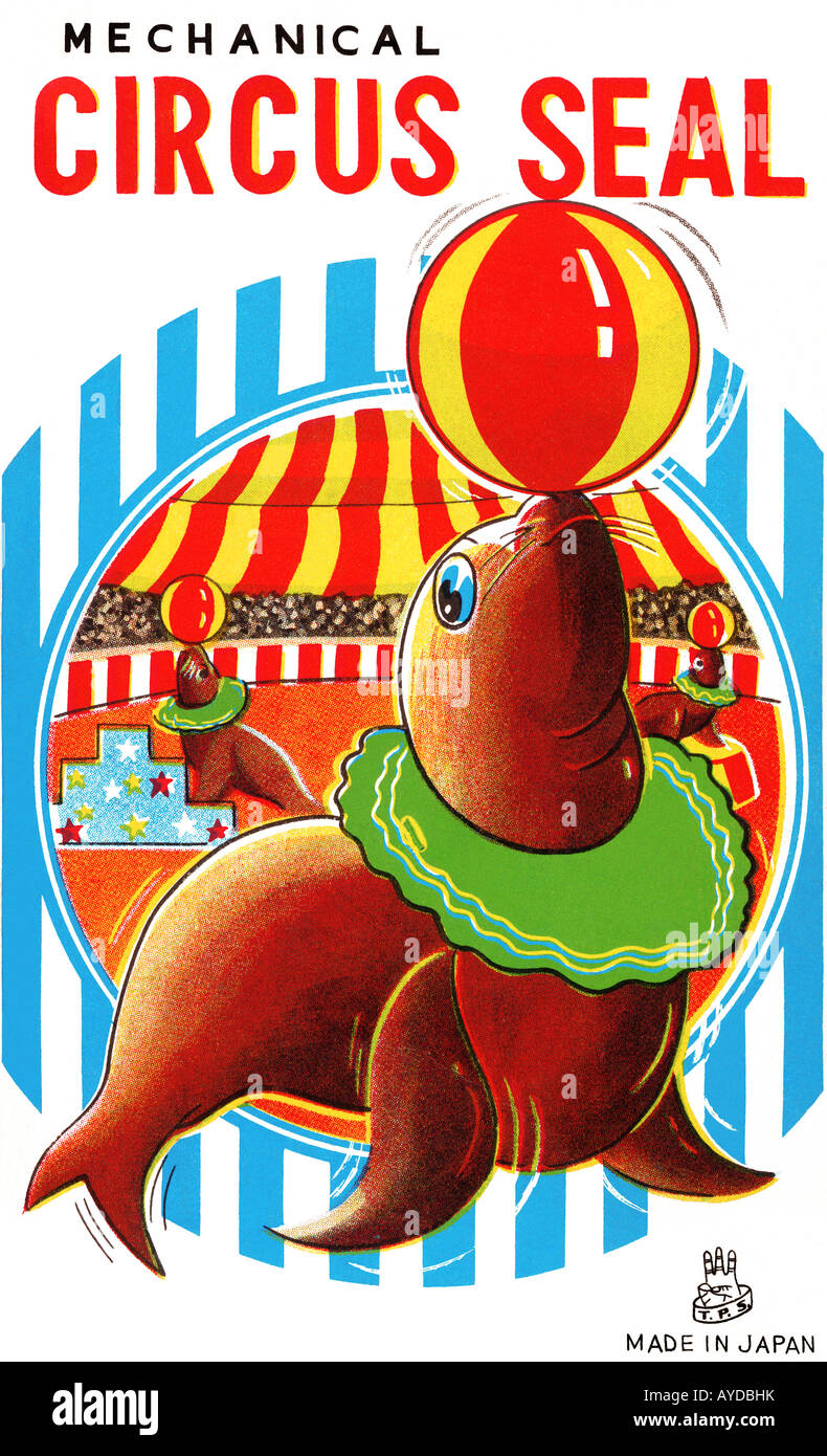 Mechanical Circus Seal Stock Photo - Alamy