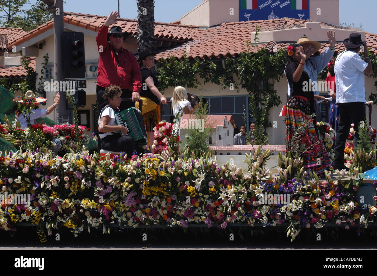 Old spanish days fiesta santa barbara hi-res stock photography and ...