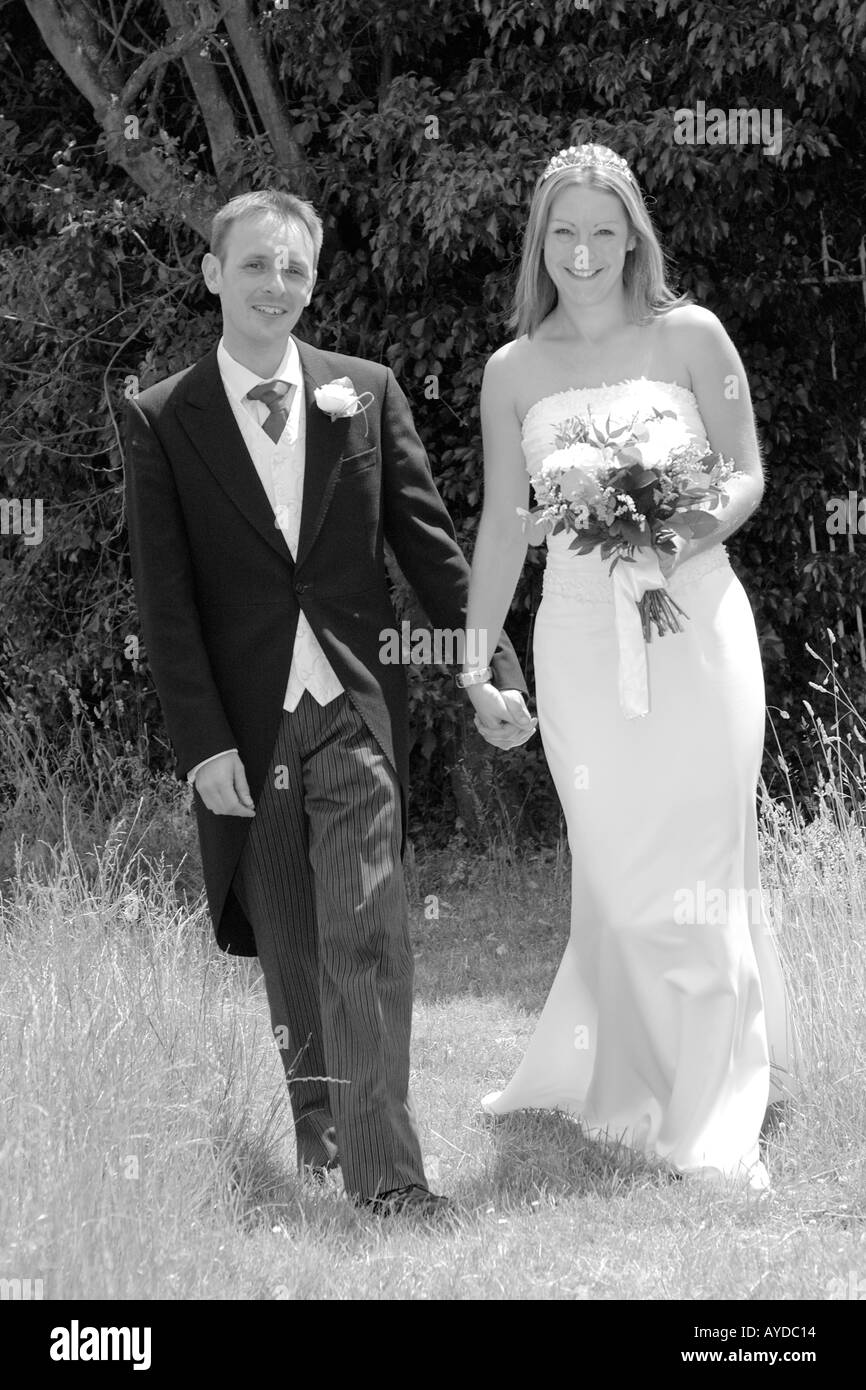 Wedding dress walking Black and White Stock Photos & Images - Alamy