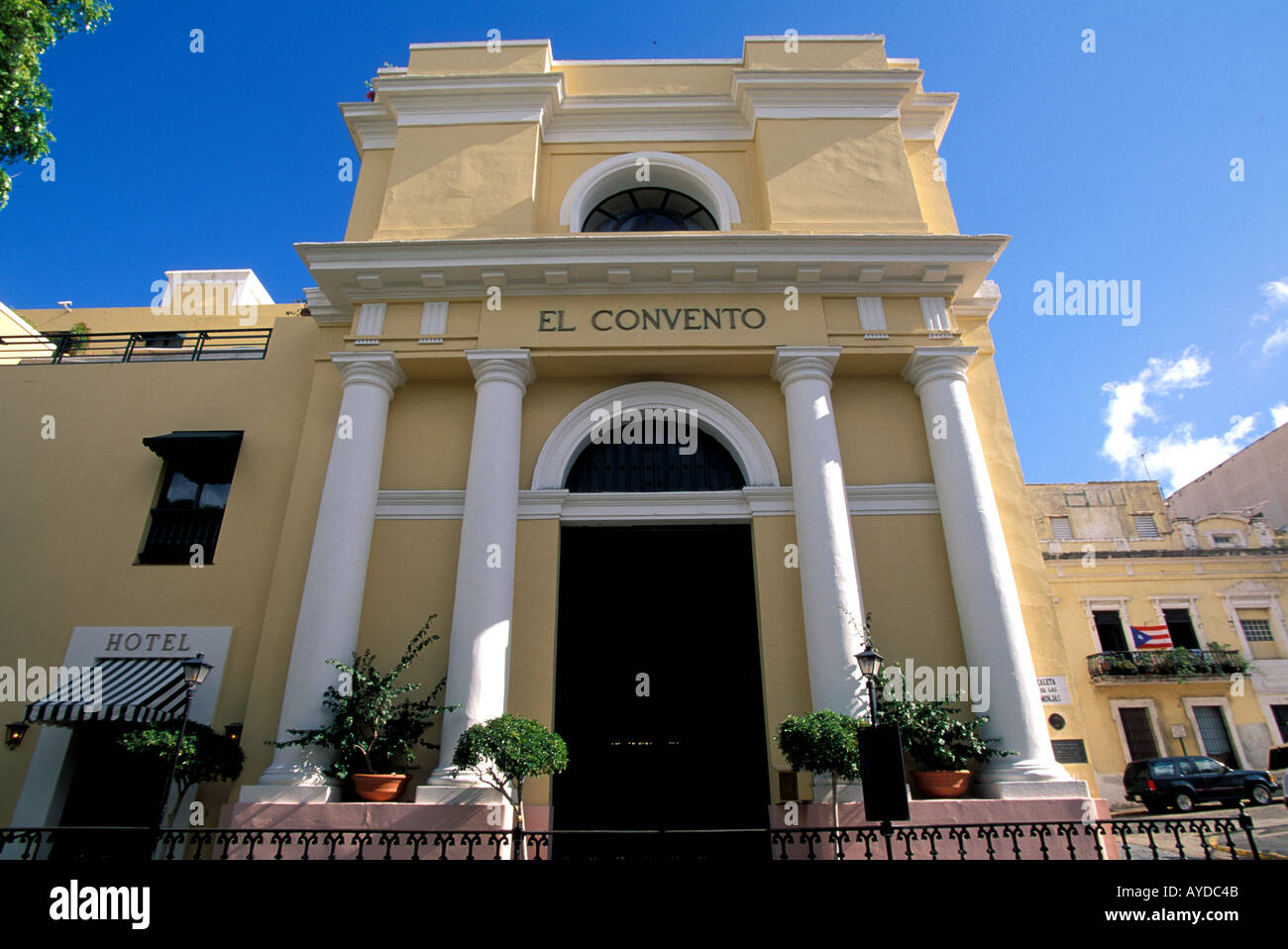 Puerto Rico Old San Juan El Convento Hotel Stock Photo - Alamy