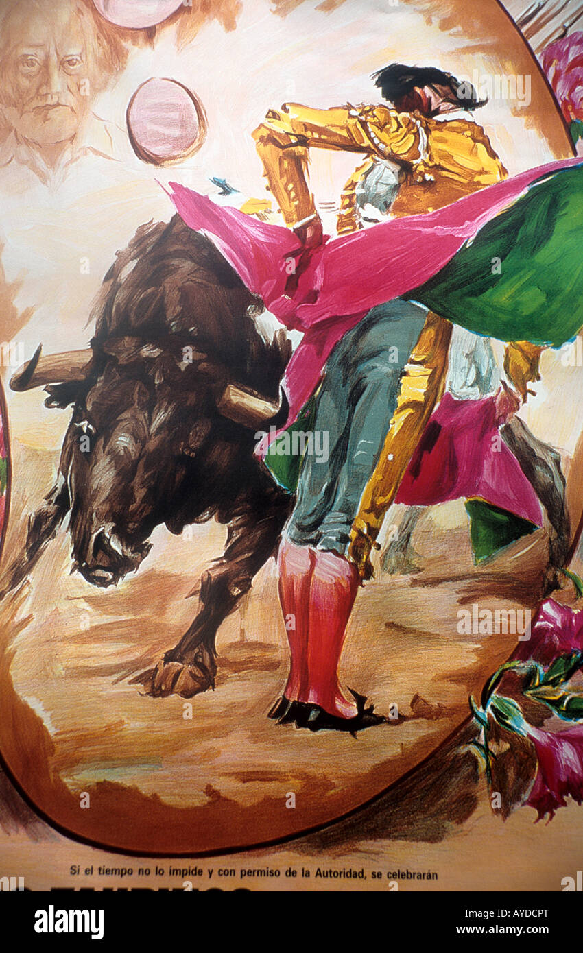Bullfighting spain bullfight poster hi-res stock photography and images ...