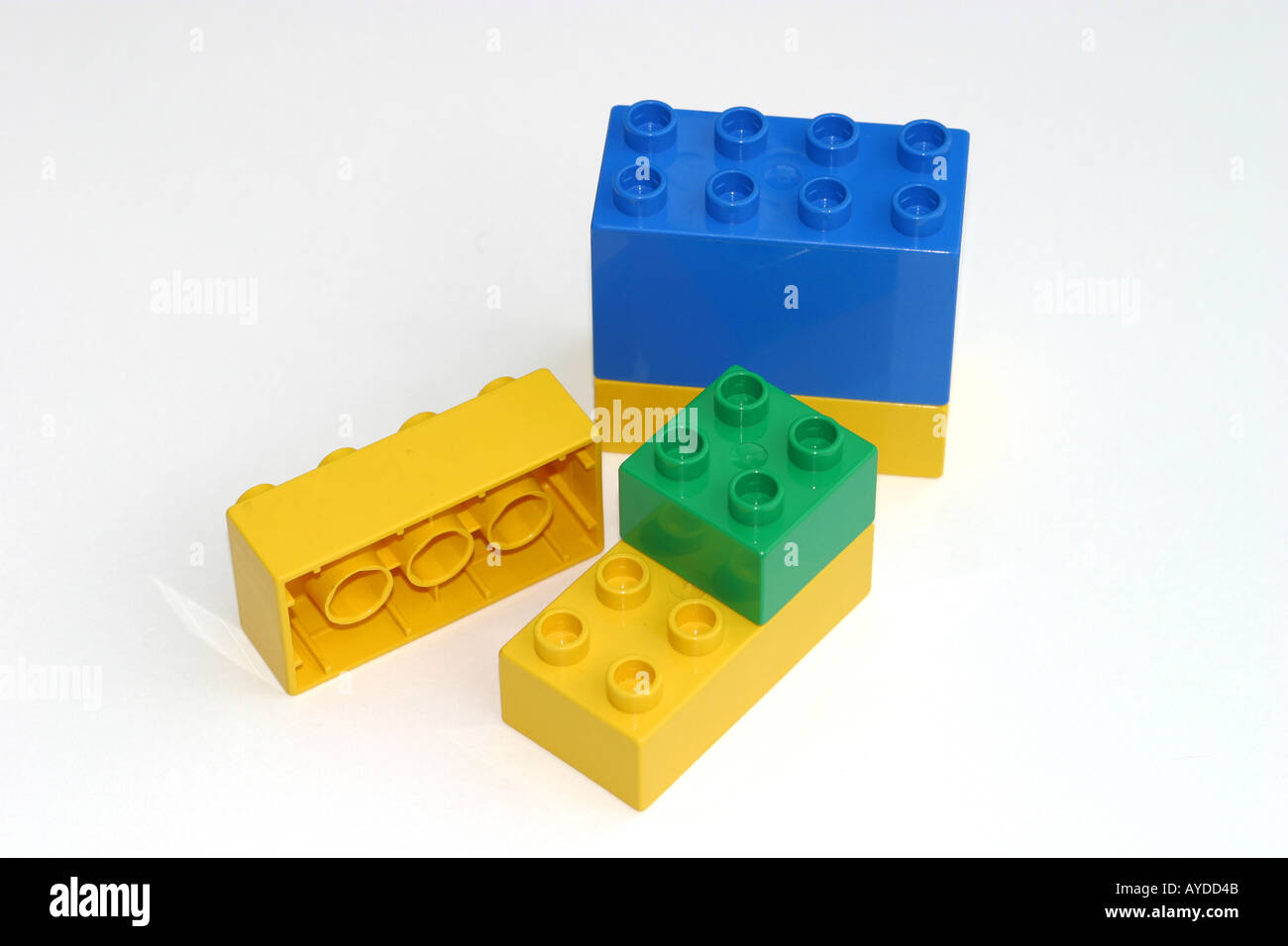 Childs plastic building bricks Stock Photo - Alamy