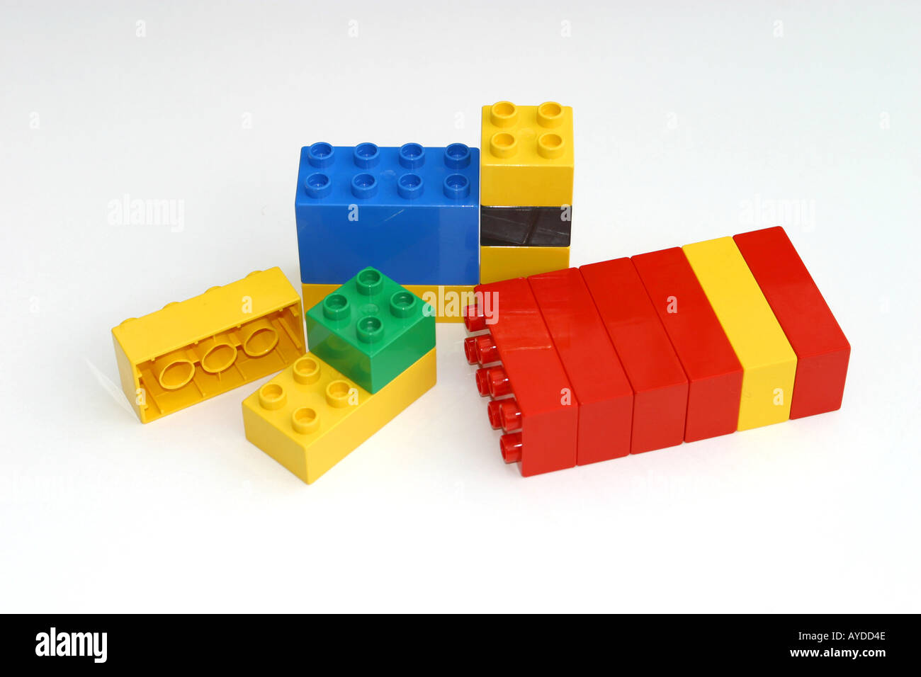 Childs plastic building bricks Stock Photo - Alamy