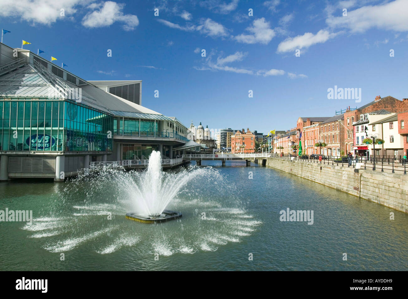 Princess Quay shopping centre in Hull City centre, Yorkshire, UK Stock ...
