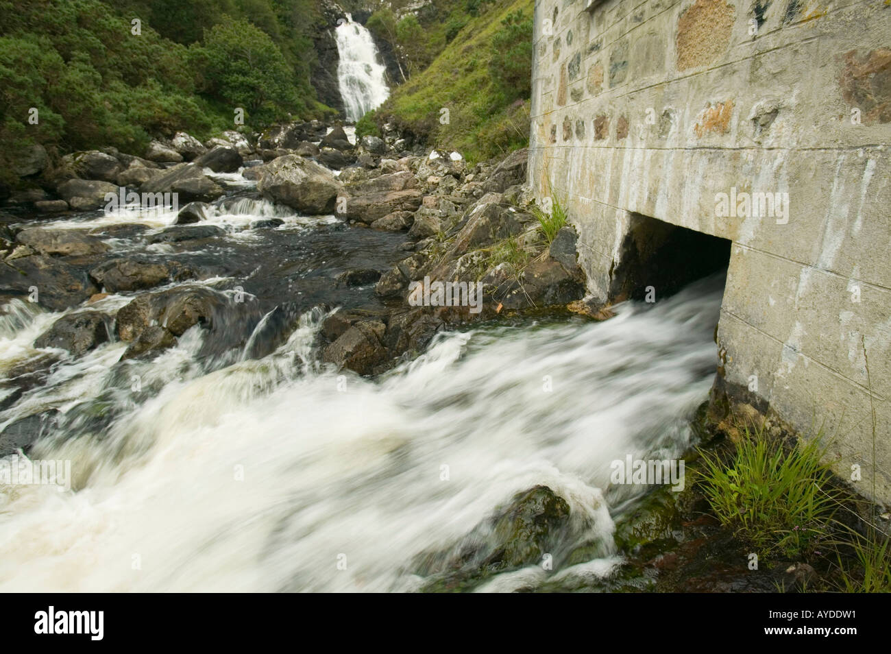 a small scale hydro electric scheme at Kylesku, Assynt, Scotland, UK ...