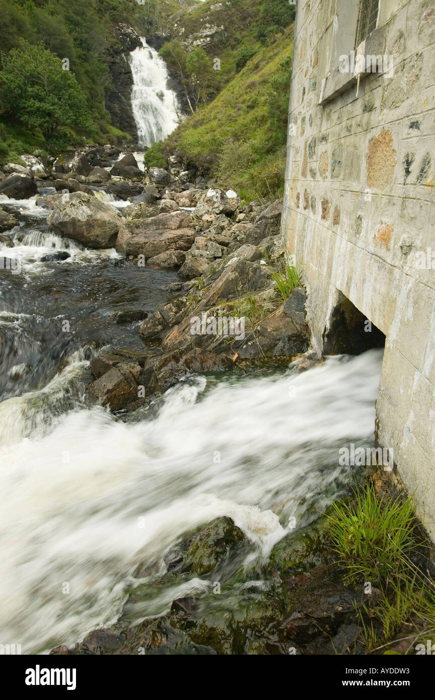 A small scale Hydro electric power scheme above Loch Glendhu, Kylesku ...