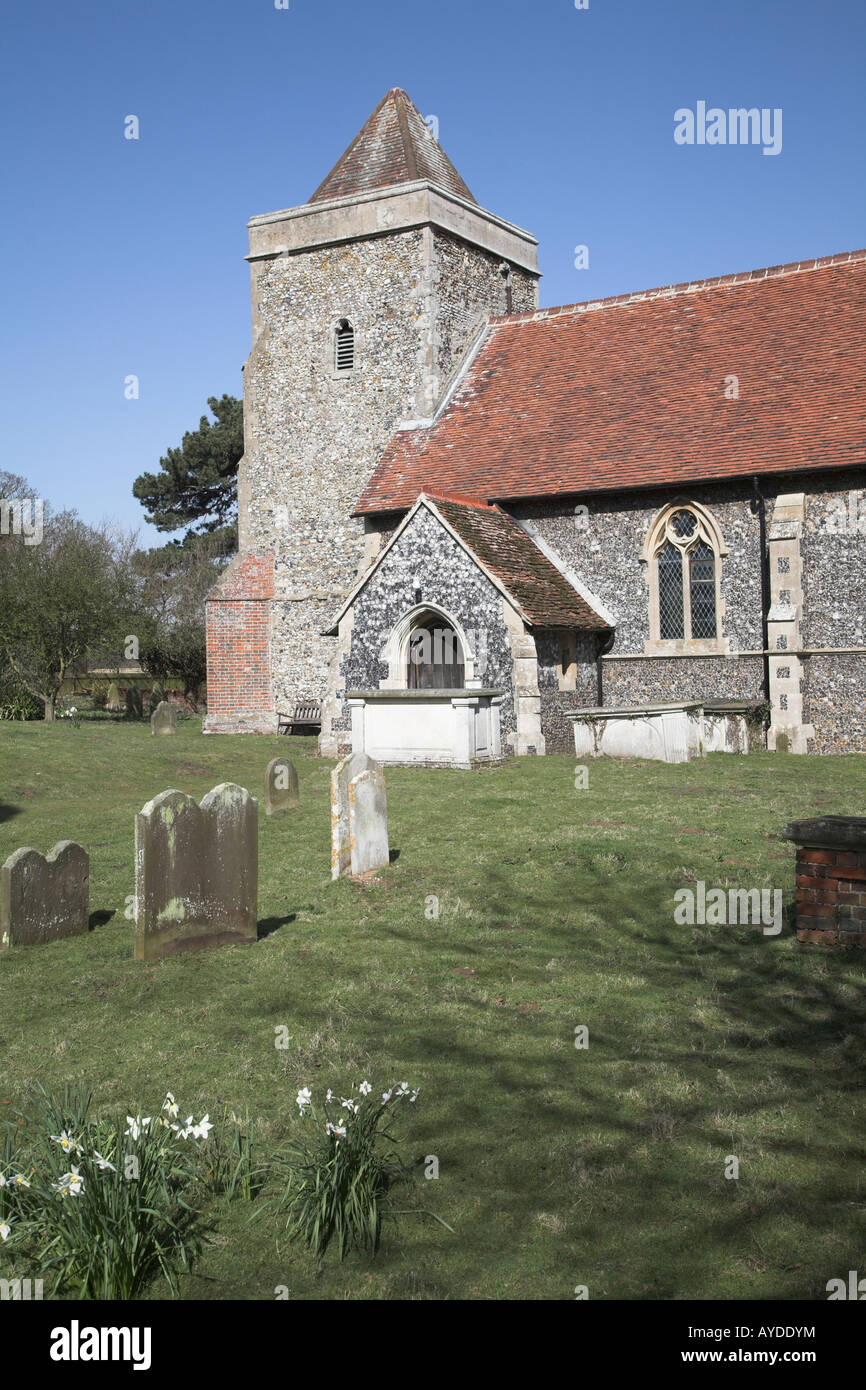 St Andrew's church Boyton, Suffolk, England Stock Photo - Alamy