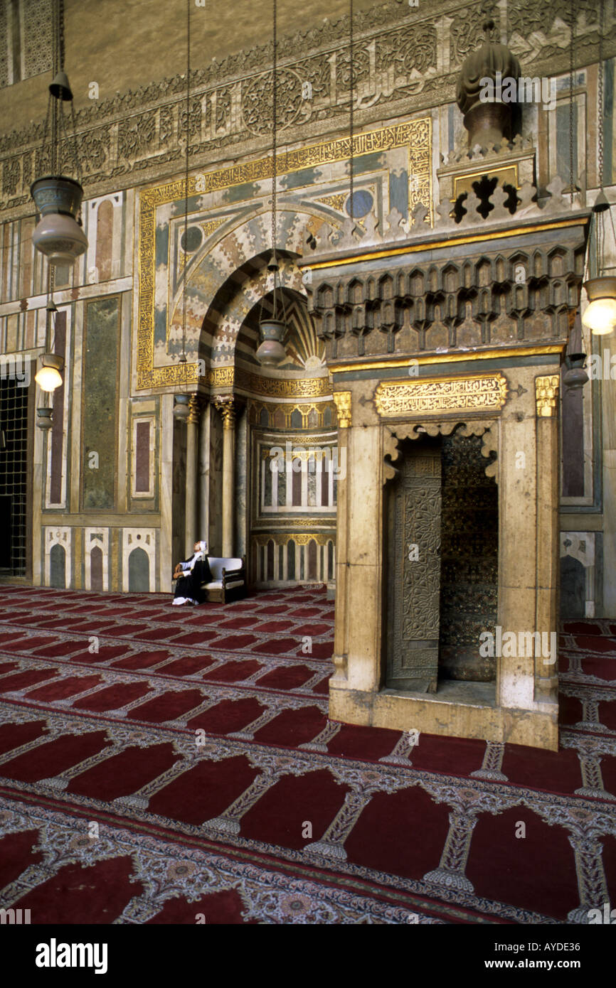 Egypt Cairo Sultan Hassan Mosque Stock Photo - Alamy