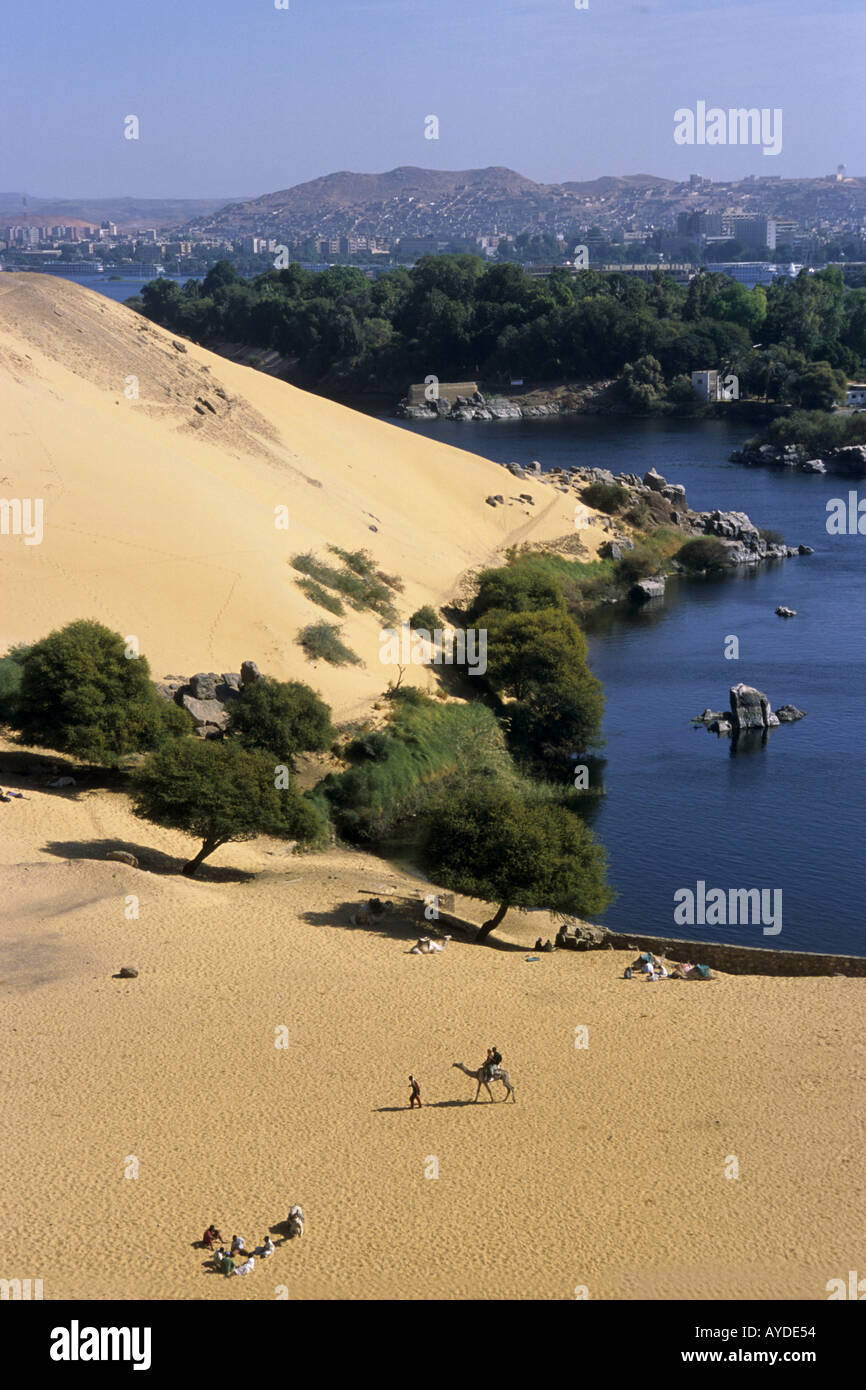 Egypt Aswan Desert Stock Photo - Alamy