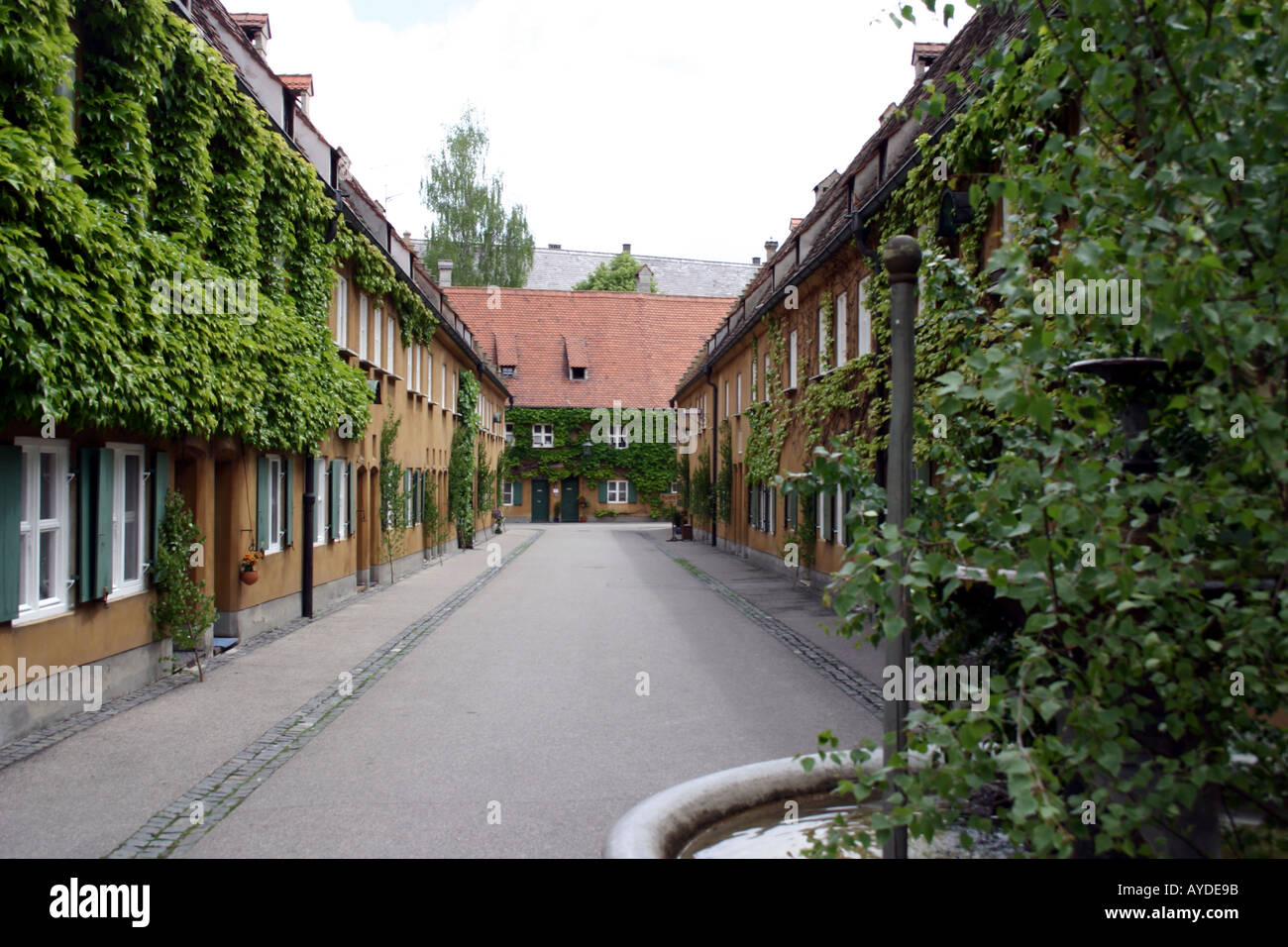 The Fuggerei oldest social settlement in the world Augsburg Bavaria ...