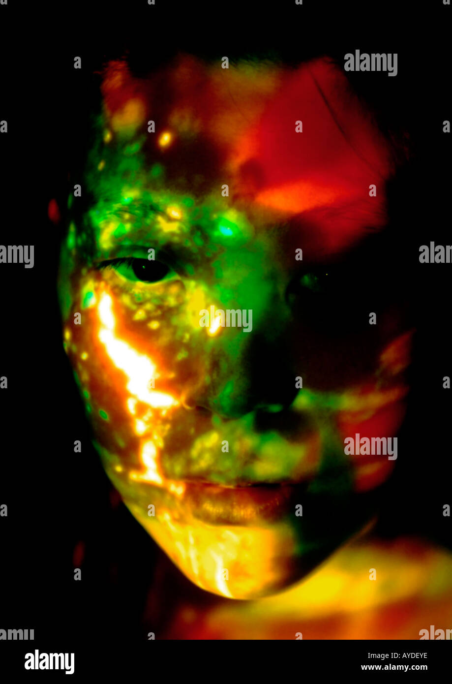 Coloured face hi-res stock photography and images - Alamy