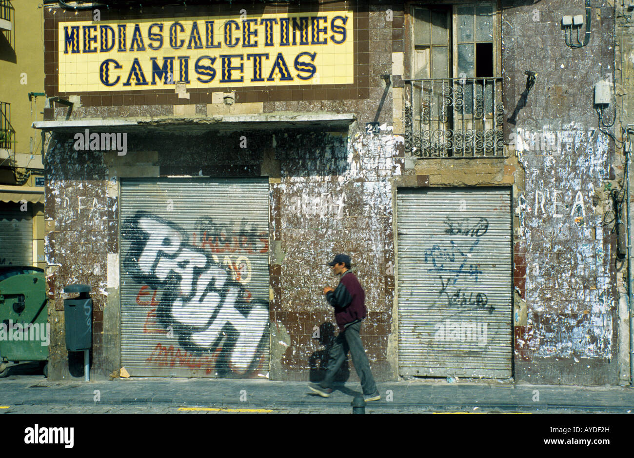Street scene, Valencia, Spain Stock Photo - Alamy
