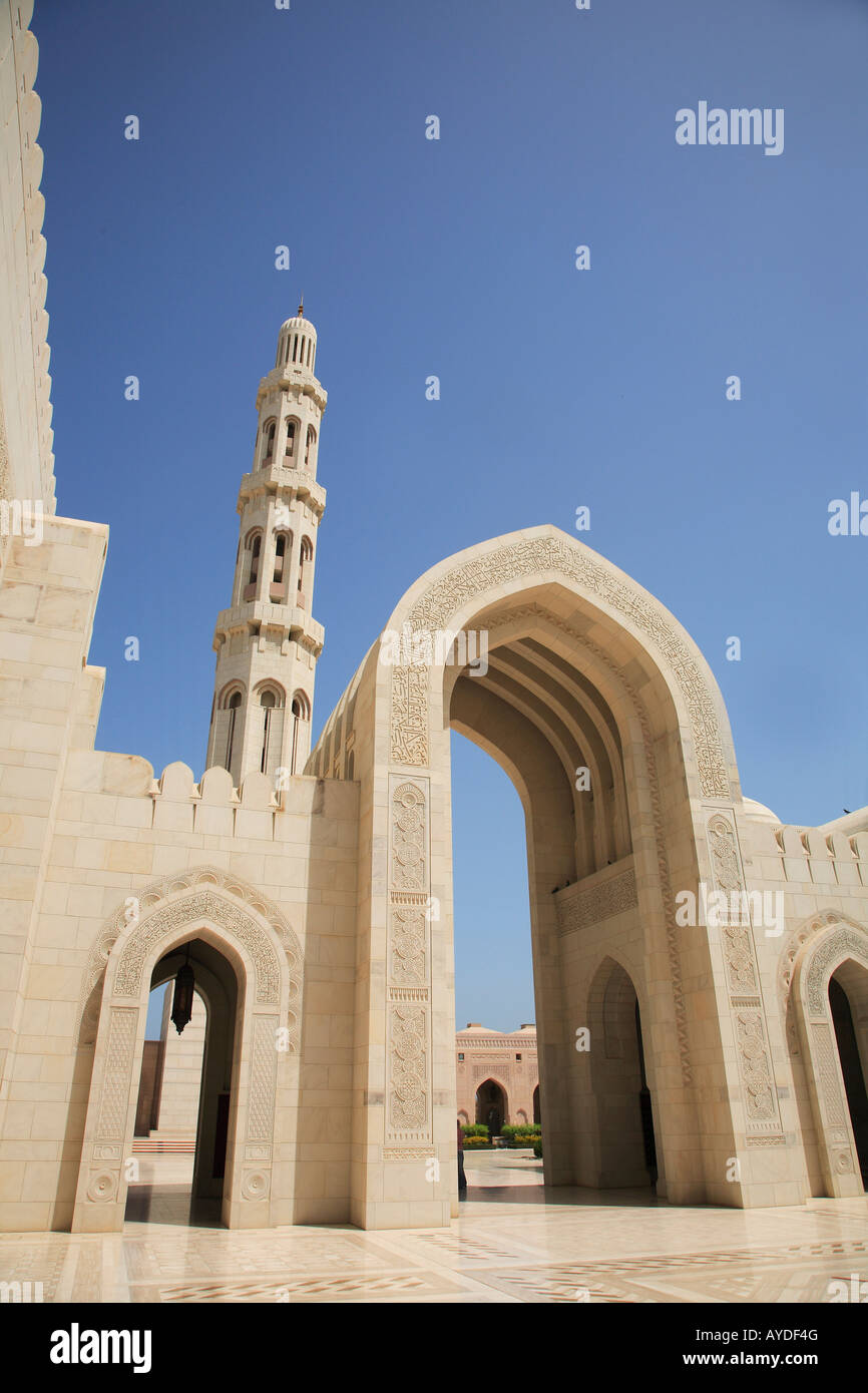 Oman Muscat Ghala Sultan Qaboos Grand Mosque Stock Photo - Alamy