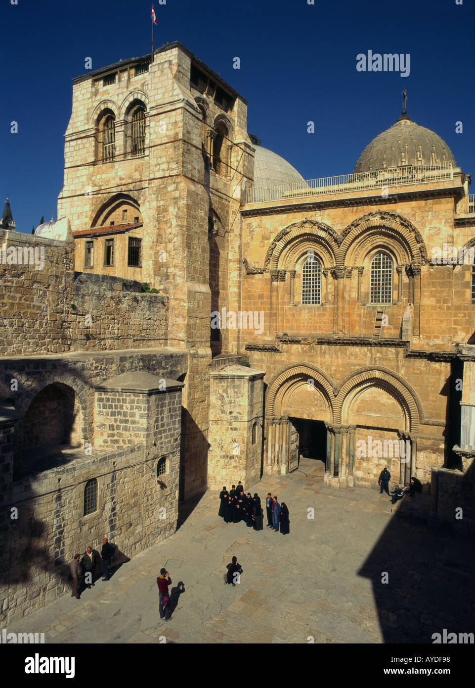 Israel Jerusalem Old City Church of the Holy Sepulchre Main facade ...