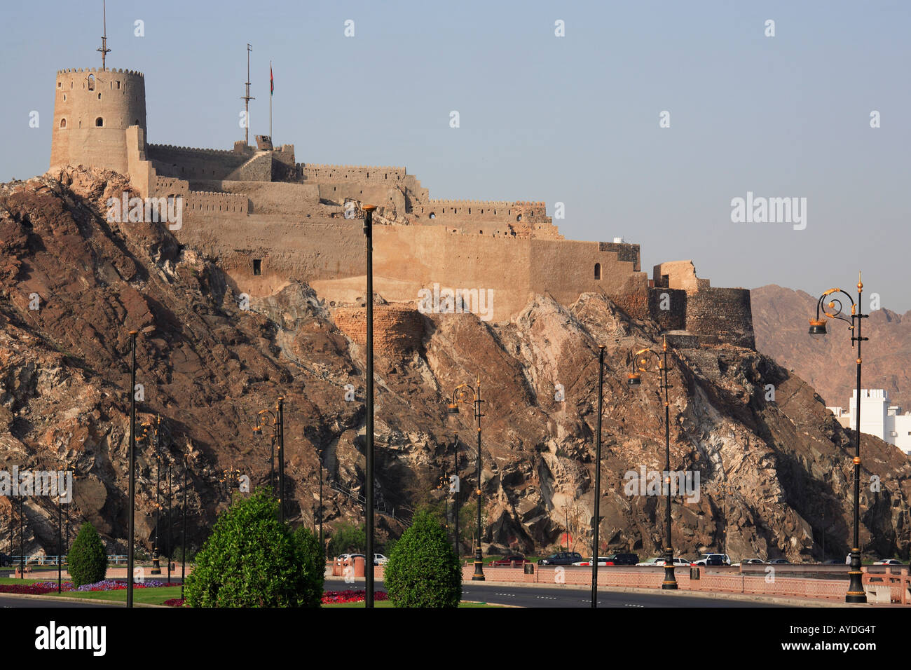 Oman Muscat Mutrah Mutrah Fort Stock Photo - Alamy