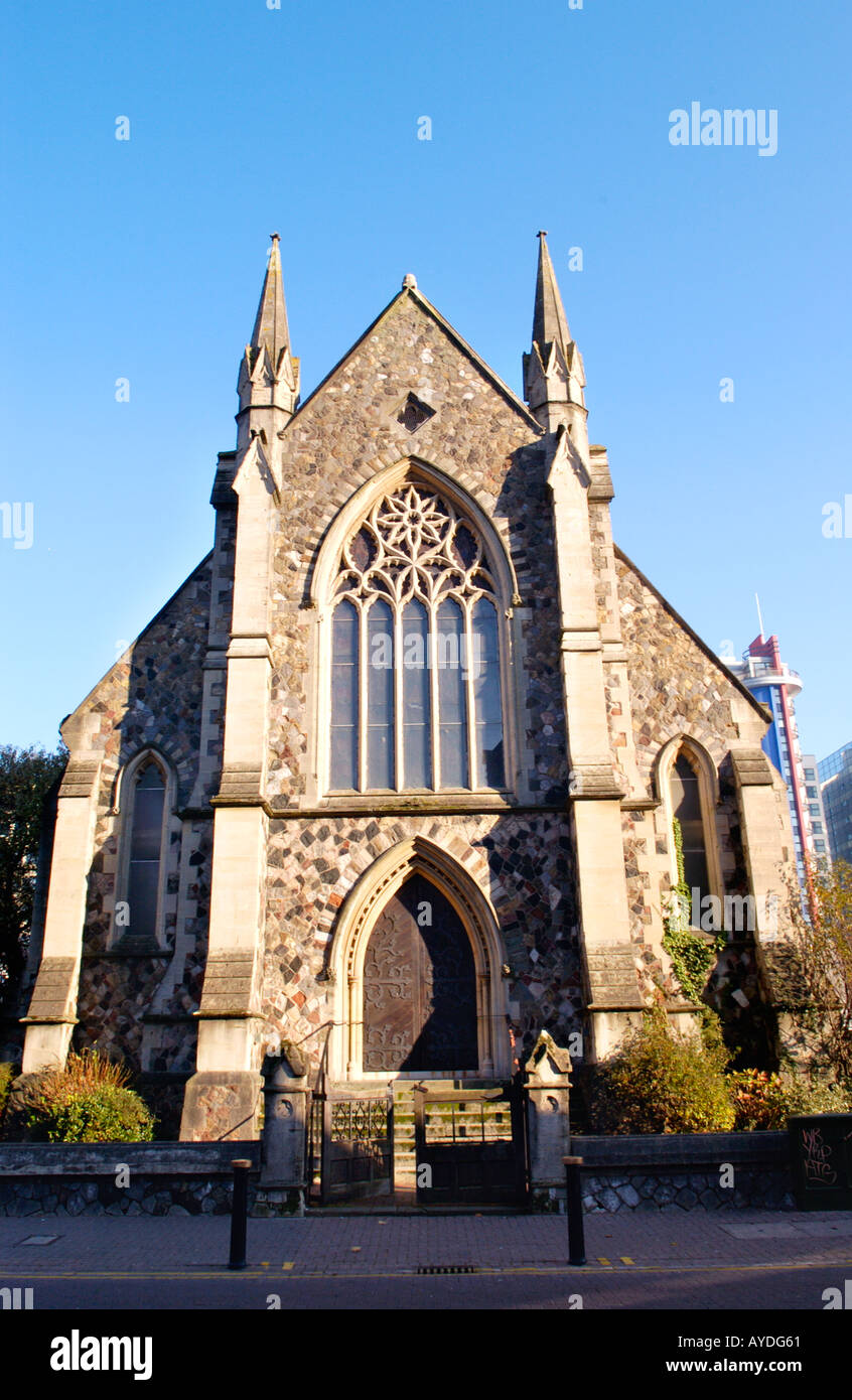 Welsh Ebenezer Chapel dated 1855 at Charles Street Cardiff South Wales ...