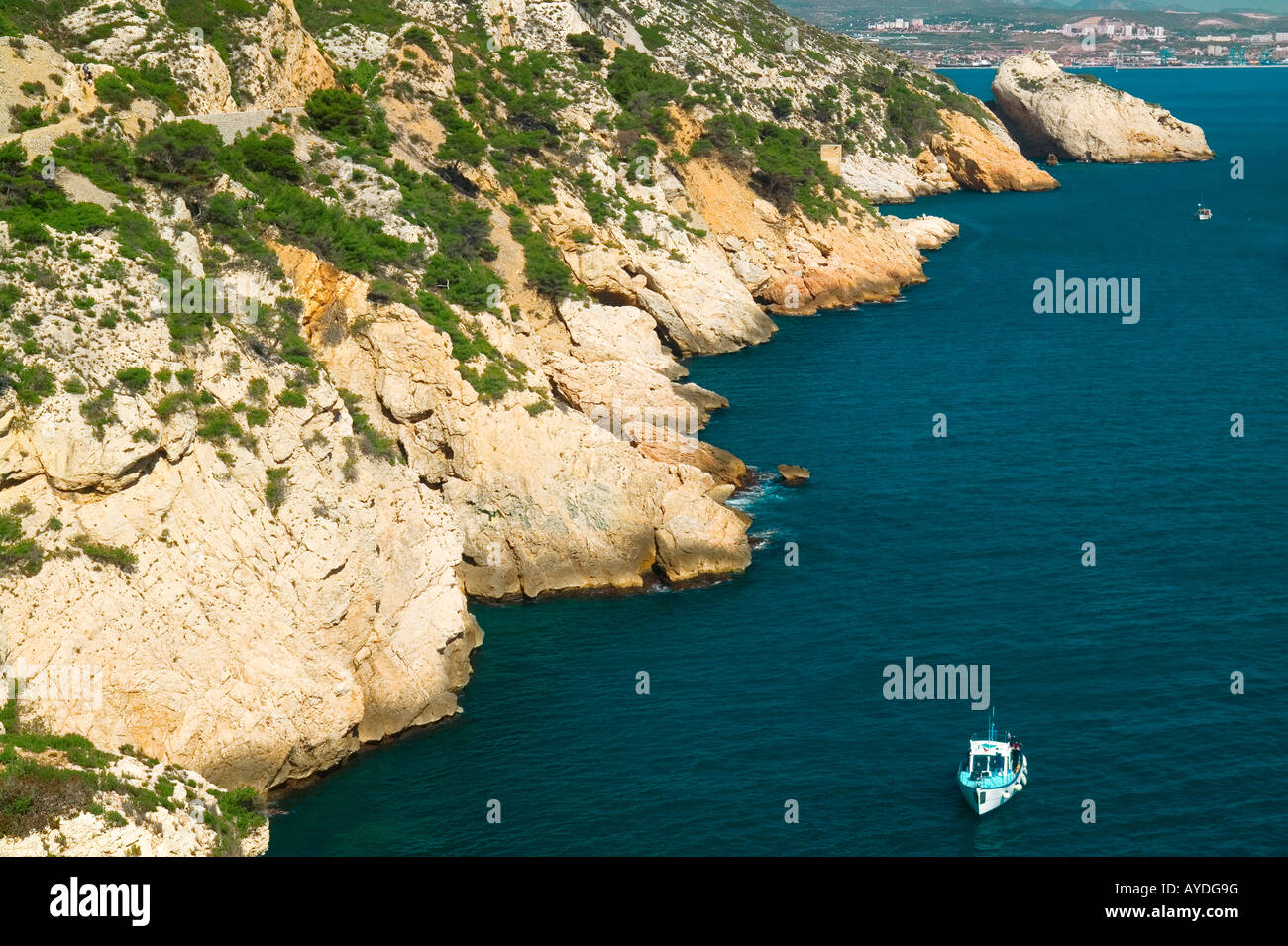 CALANQUES - COTE BLEUE - MARSEILLE - PROVENCE - FRANCE Stock Photo - Alamy
