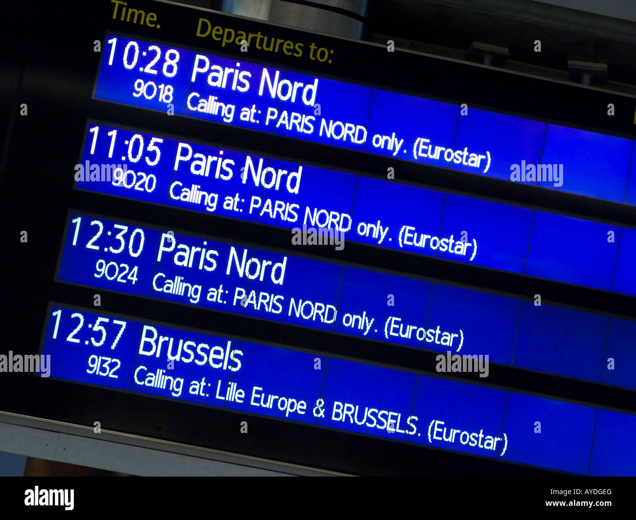 St pancras international eurostar terminal hi-res stock photography and ...