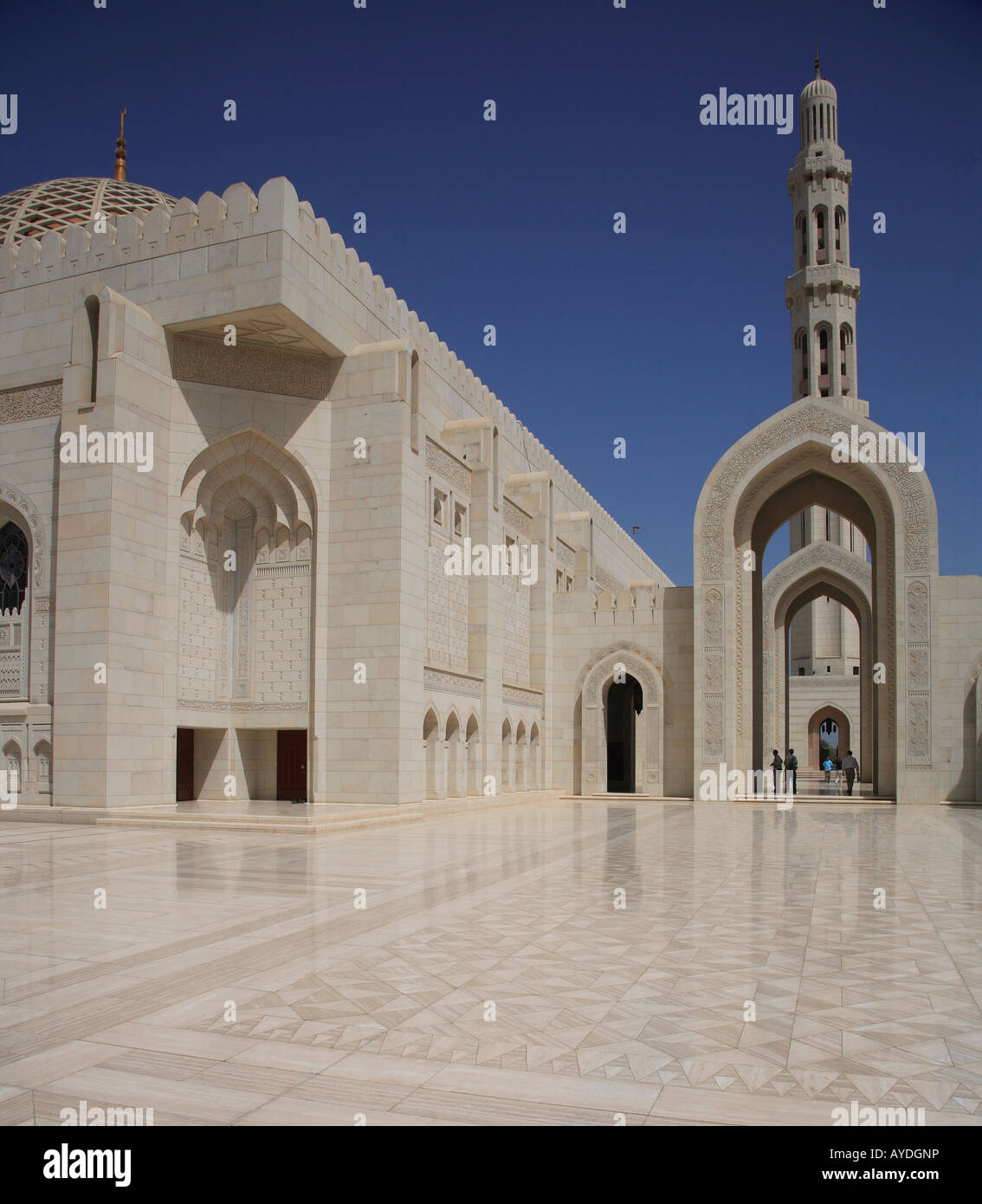 Oman Muscat Ghala Sultan Qaboos Grand Mosque Stock Photo - Alamy