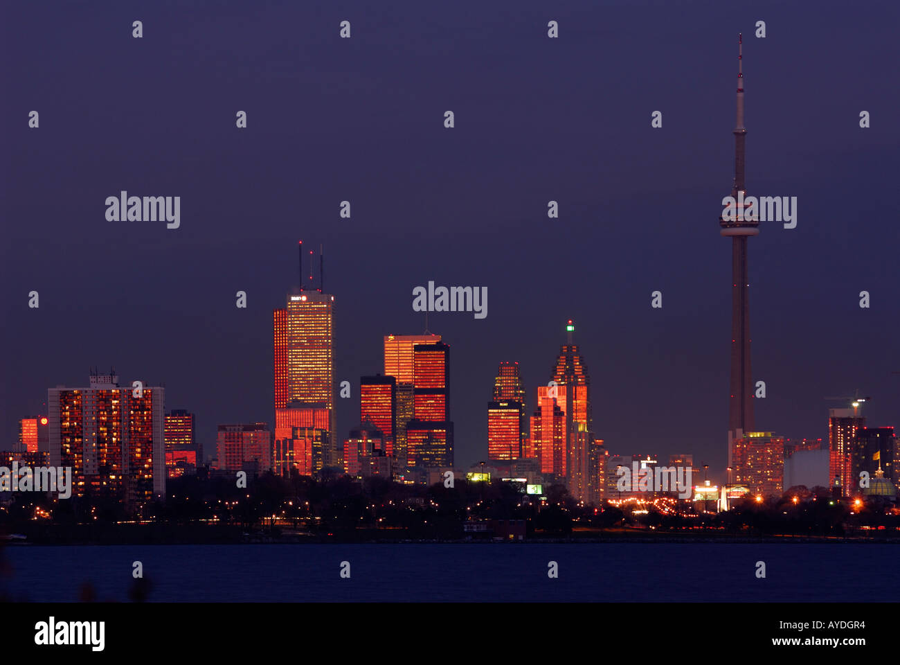 Red cn tower lights hi-res stock photography and images - Alamy