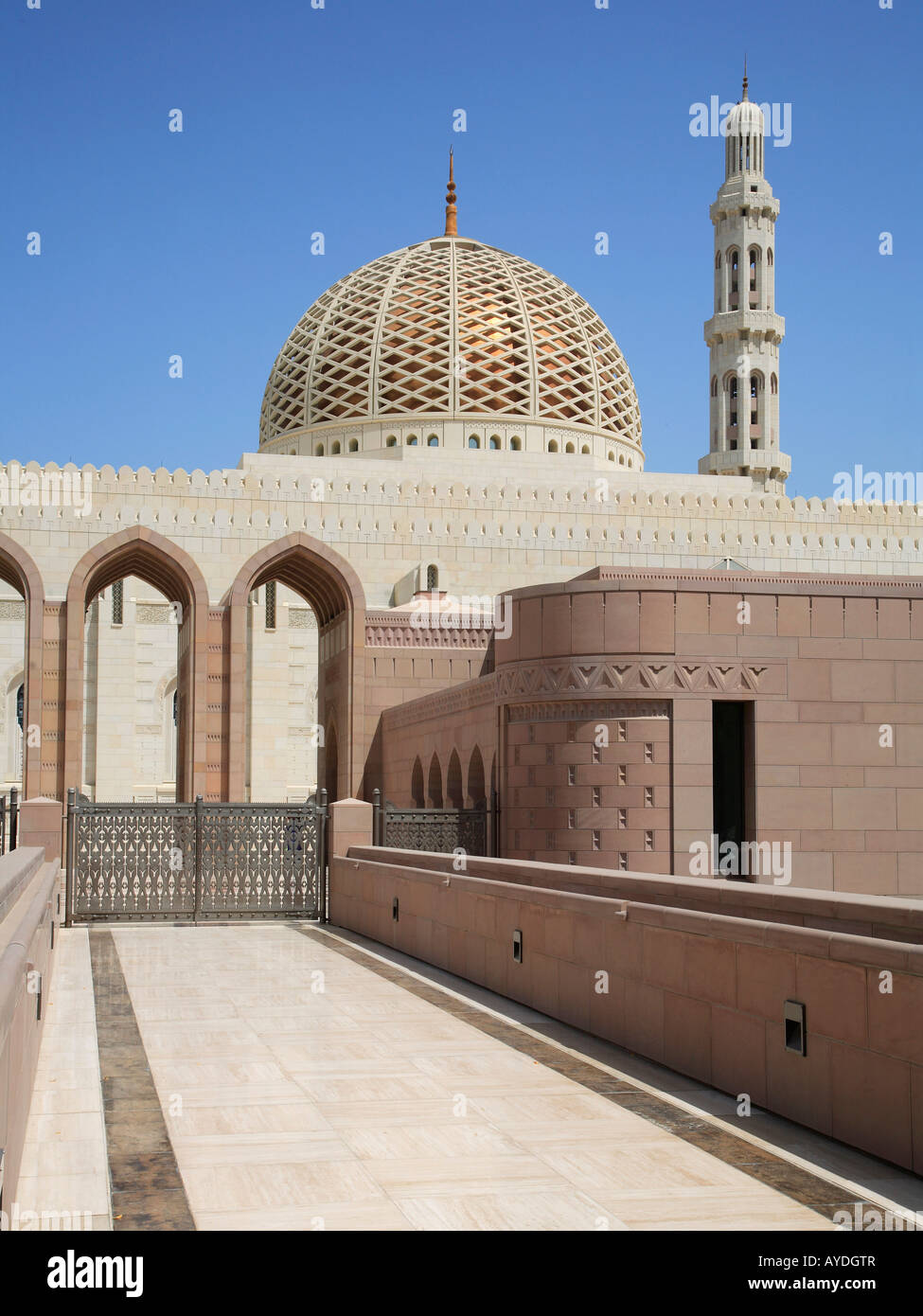 Oman Muscat Ghala Sultan Qaboos Grand Mosque Stock Photo - Alamy