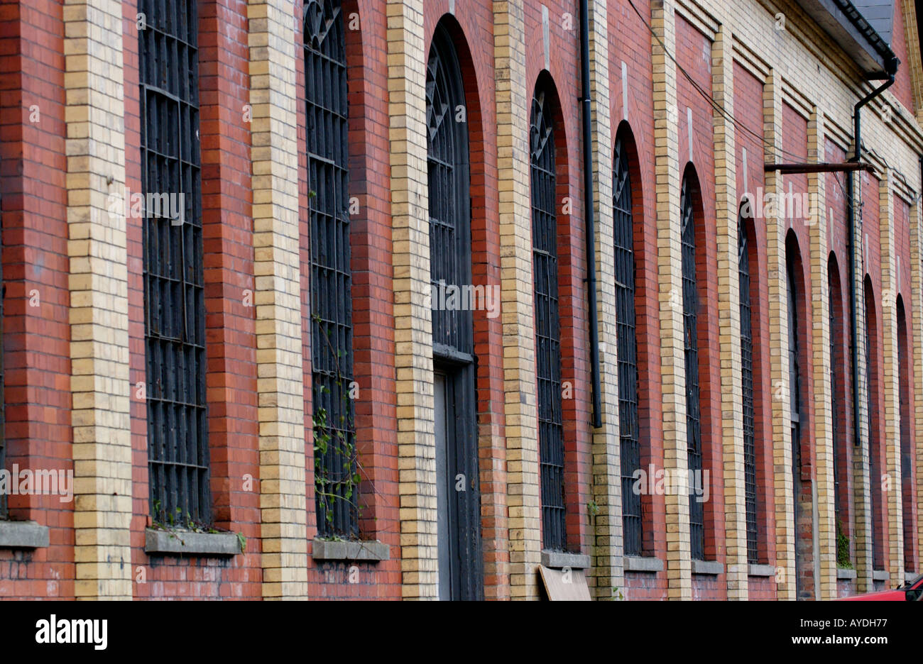 Navigation Colliery dating from 1907 derelict in the village of Crumlin ...