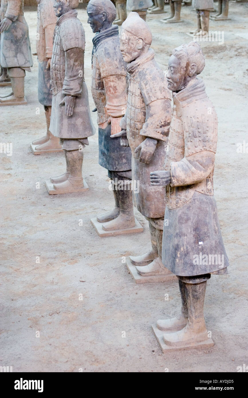 Terracotta soldiers in Xian China Stock Photo - Alamy