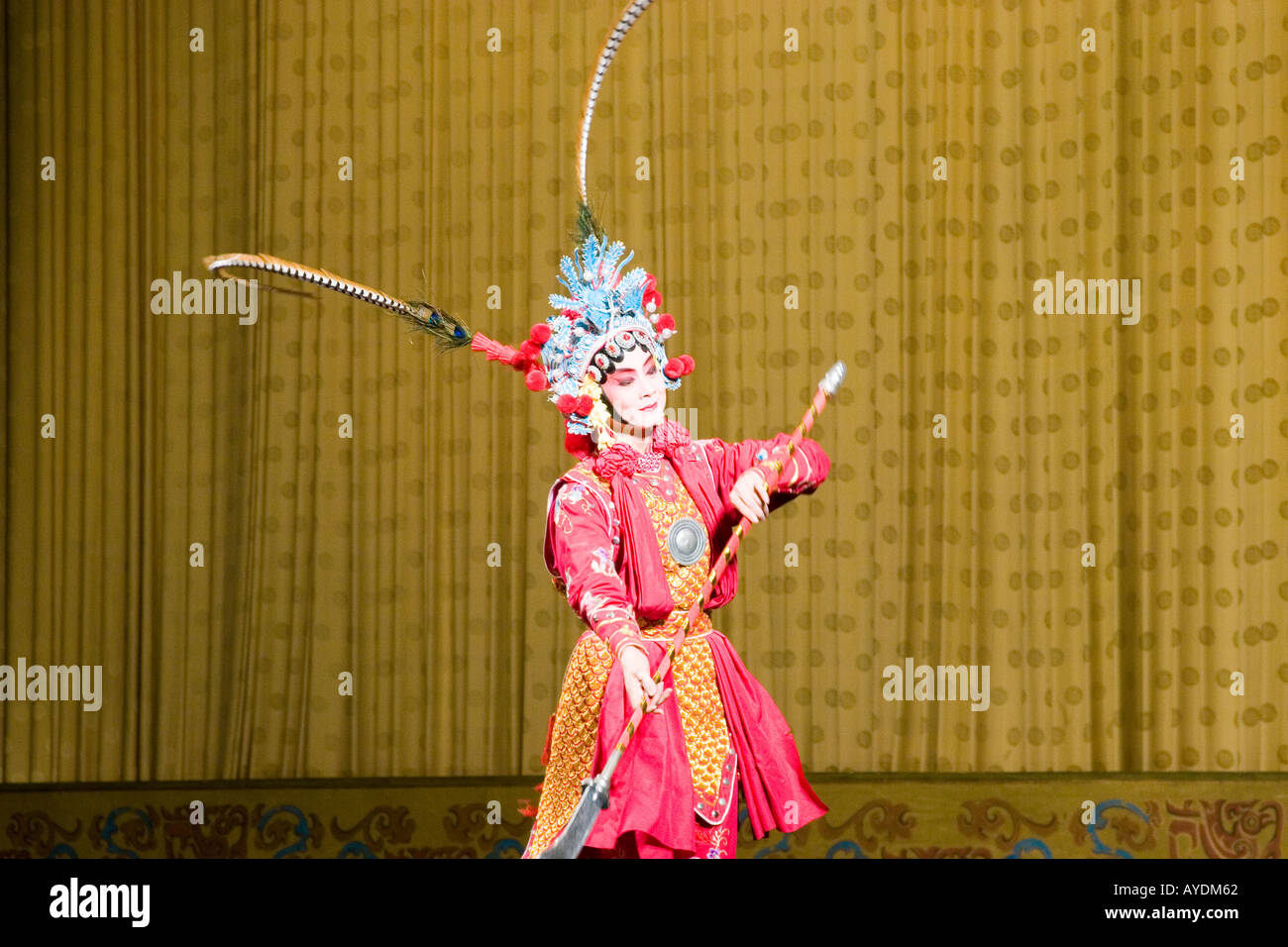 Chinese opera performers backstage in hi-res stock photography and ...