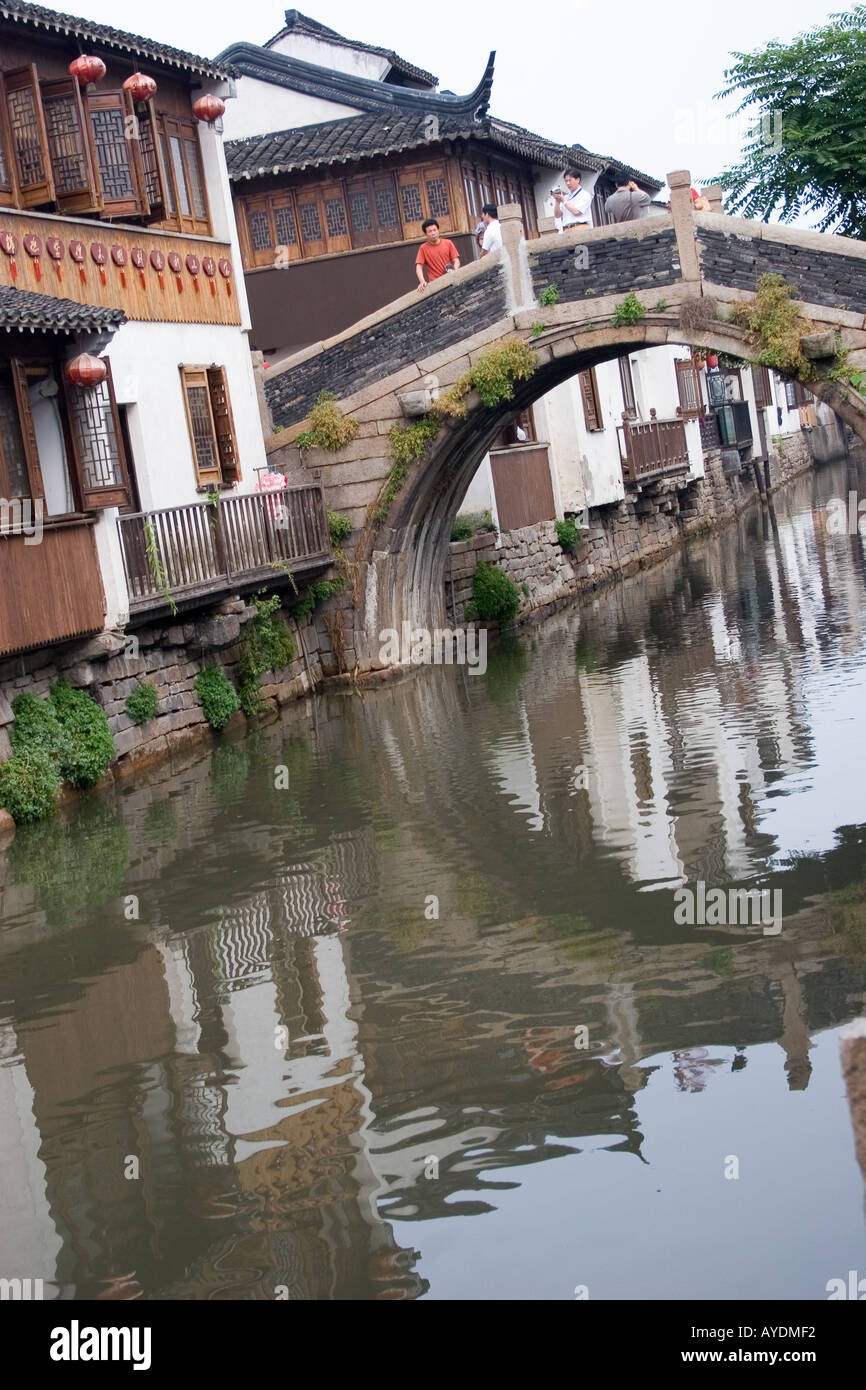 China Suzhou Bridge Over Canal Stock Photos & China Suzhou Bridge Over ...