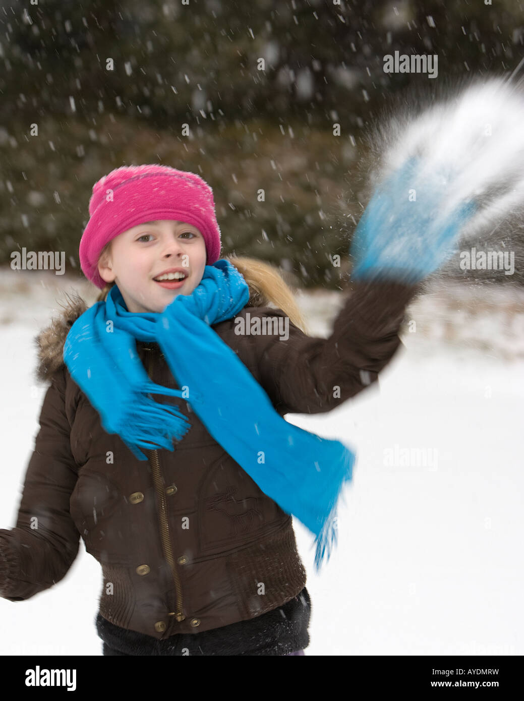 Child snowball hi-res stock photography and images - Alamy